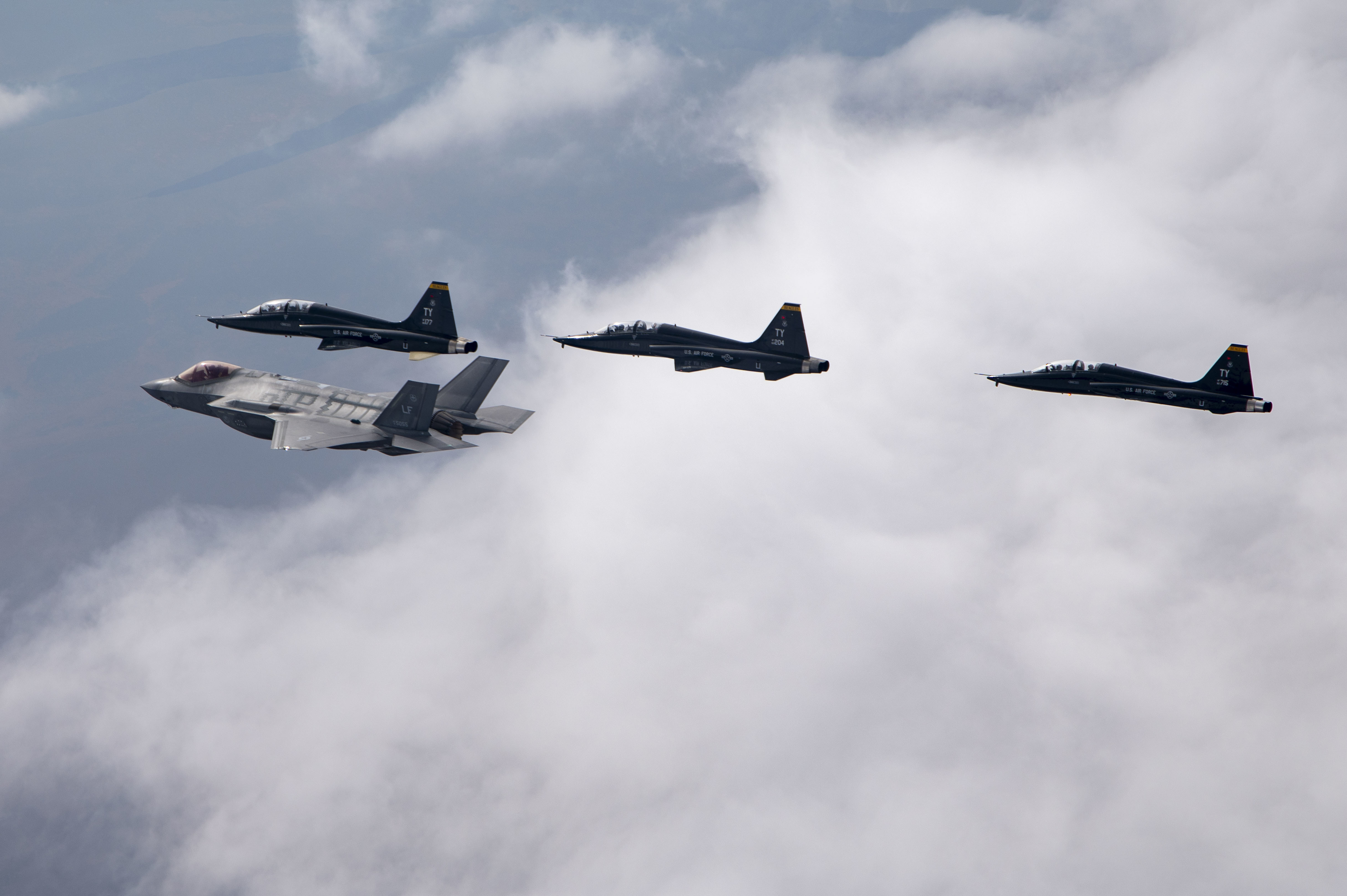 T-38s, F-35s sync missions