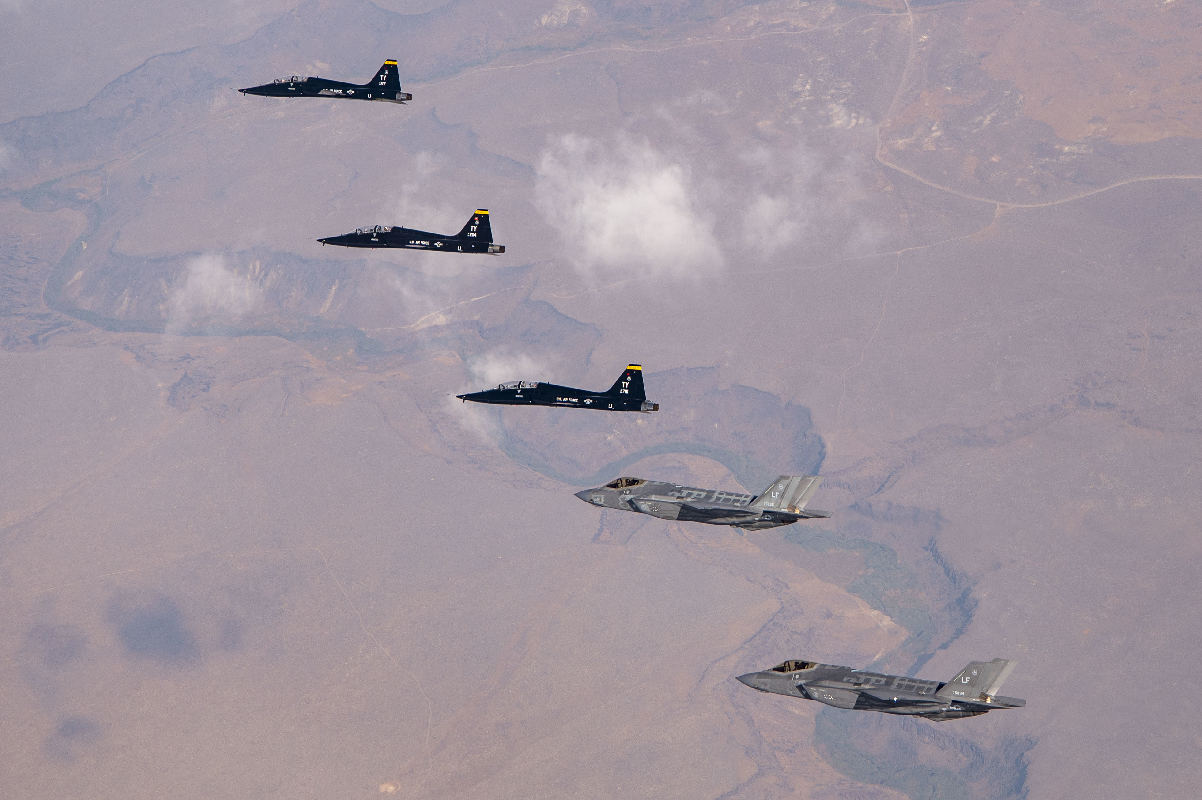 T-38s, F-35s sync missions