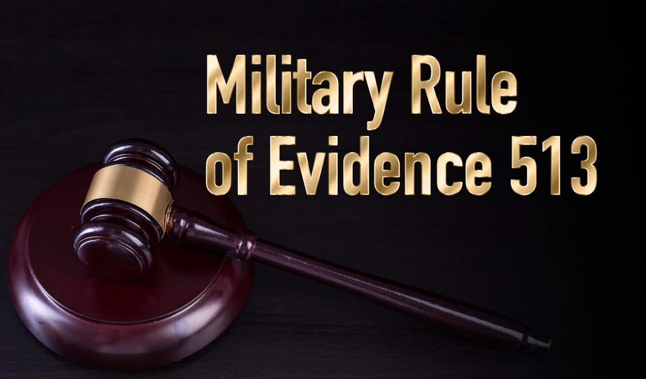 Military Rule of Evidence 513