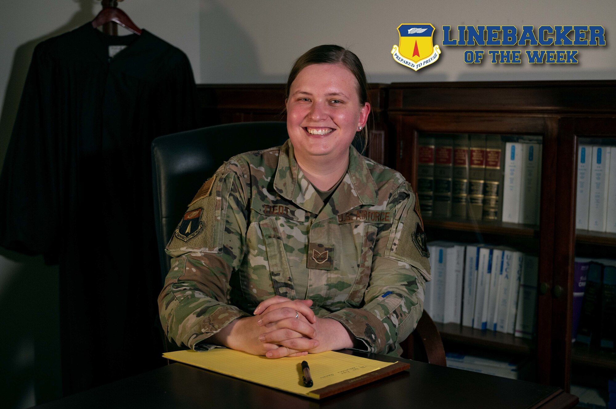 Linebacker of the Week: Staff Sgt. Emily Tiedt > 505th Command and ...