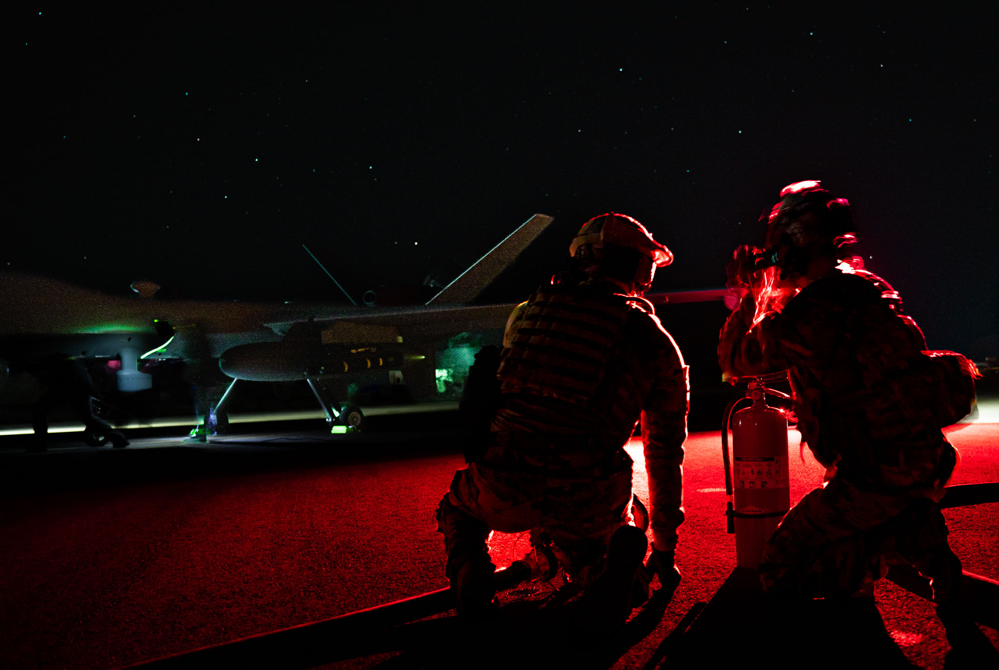332d AEW conducts first FARP operation at cluster base in combat AOR ...