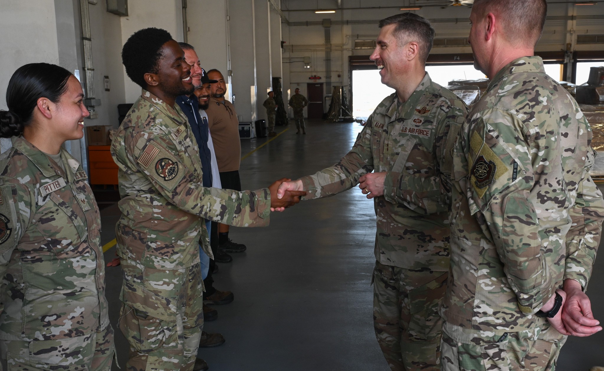 Small but mighty: 734th AMS stands ready to be logistics hub > Twenty ...