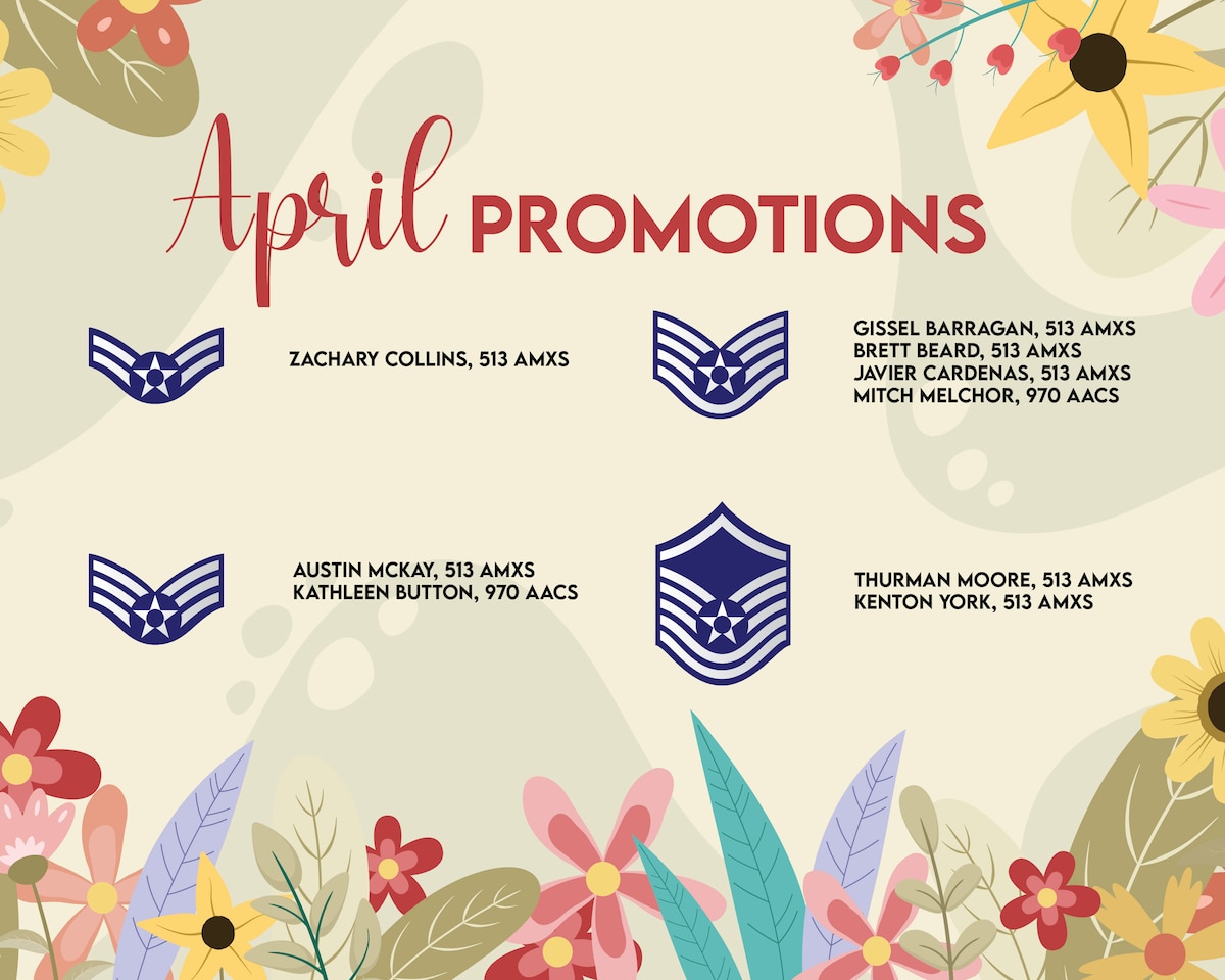 513th ACG April Enlisted Promotions > 507th Air Refueling Wing ...