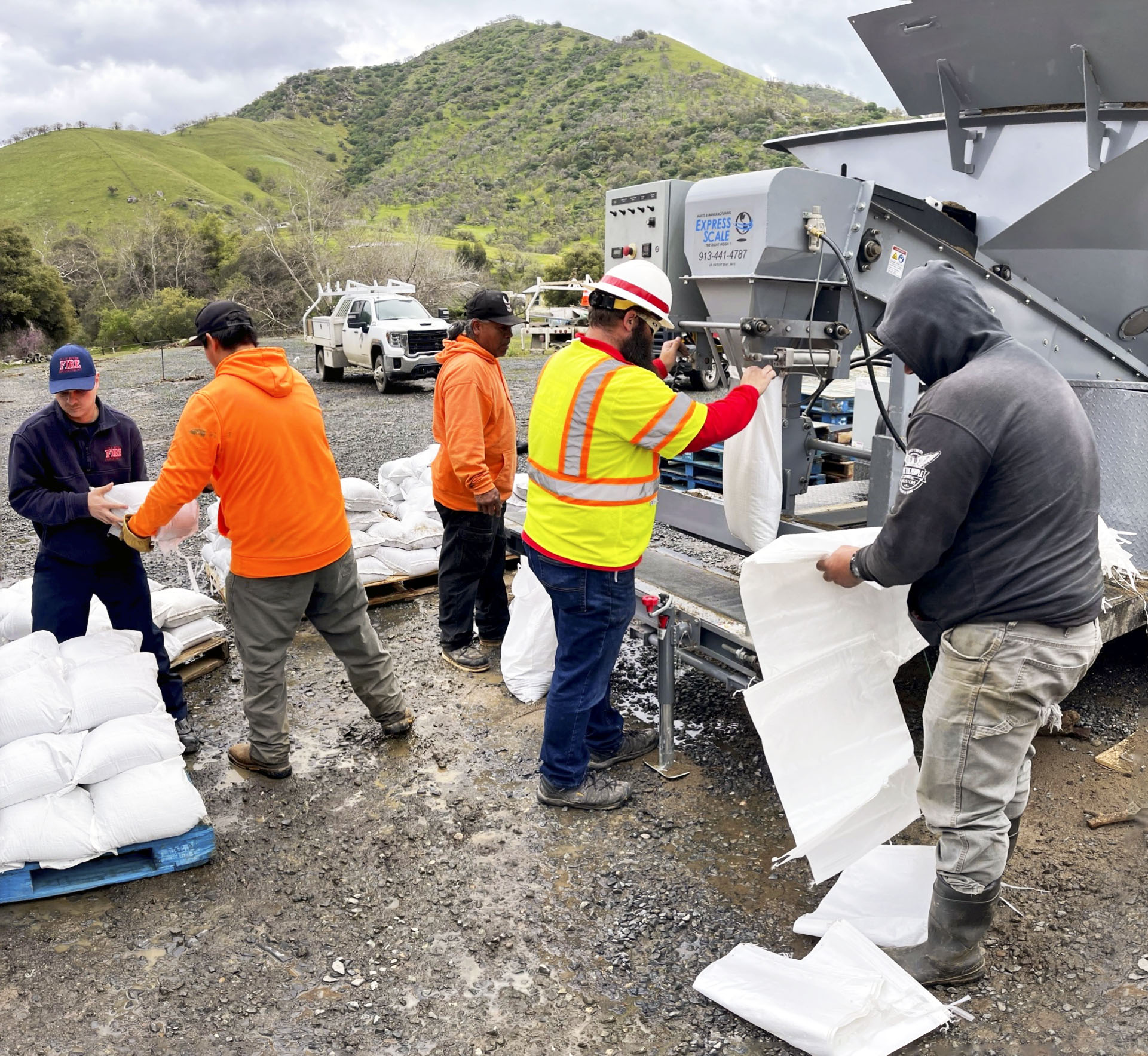 Emergency Response Sandbag Team