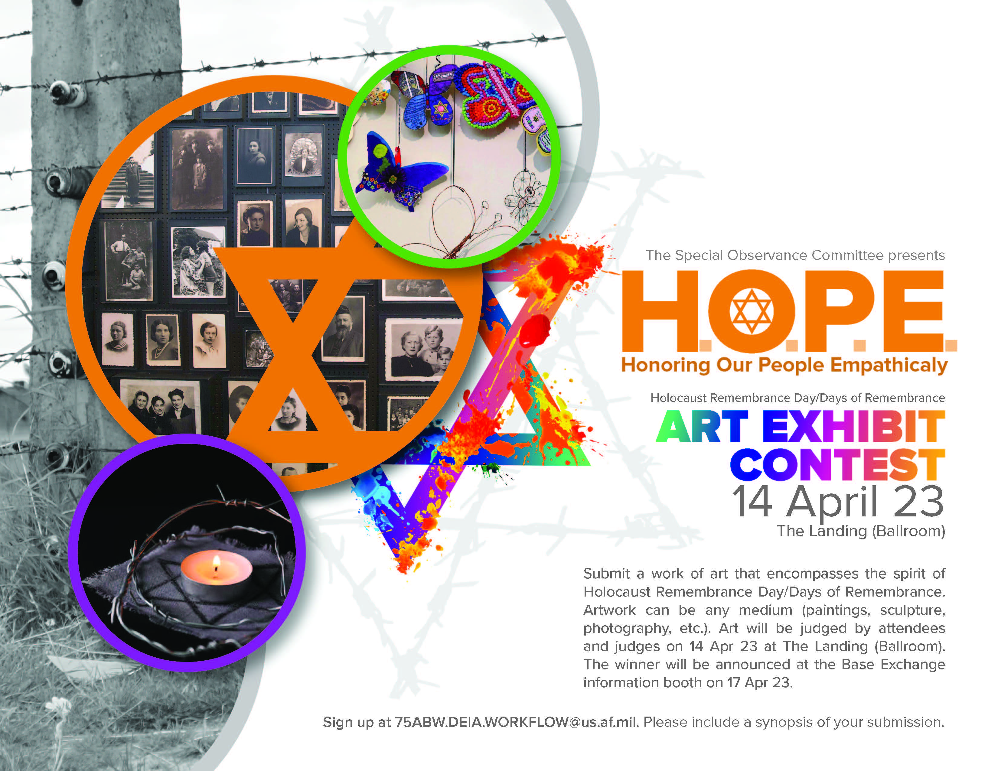 Holocaust Remembrance Day Poster