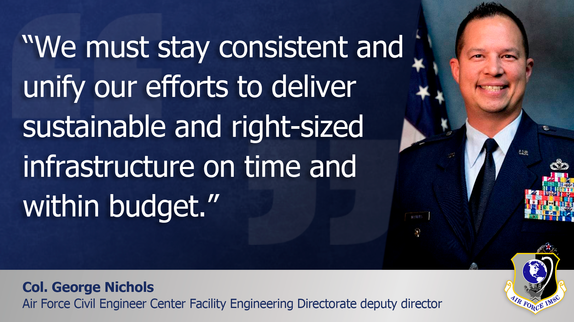 AFIMSC team delivers growing MILCON program to counter threats > Air ...