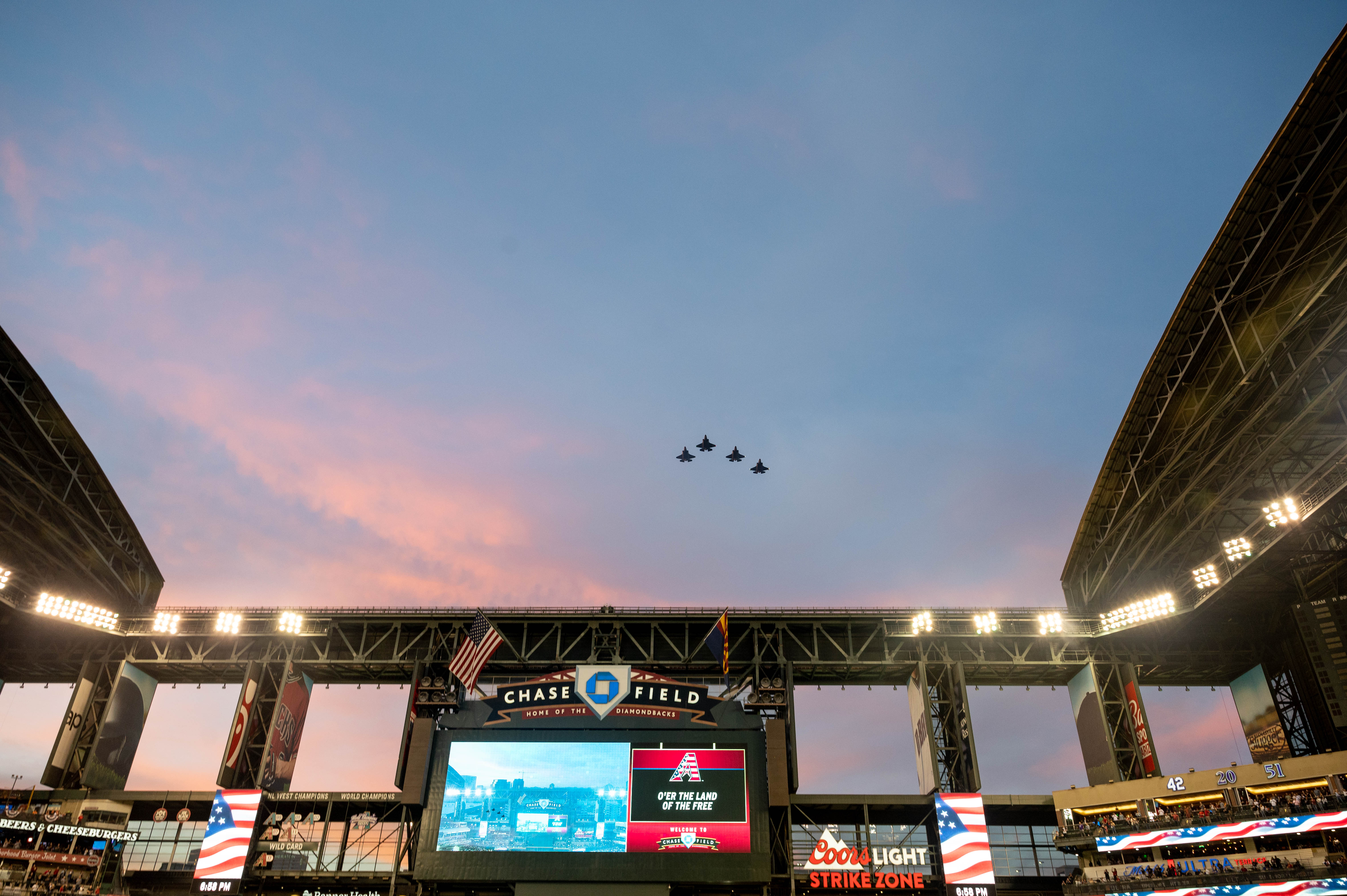 Luke AFB supports Diamondbacks' home opener > Luke Air Force Base ...