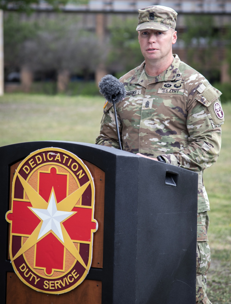 BAMC bids farewell to Reynolds, welcomes Dobbins during change of ...