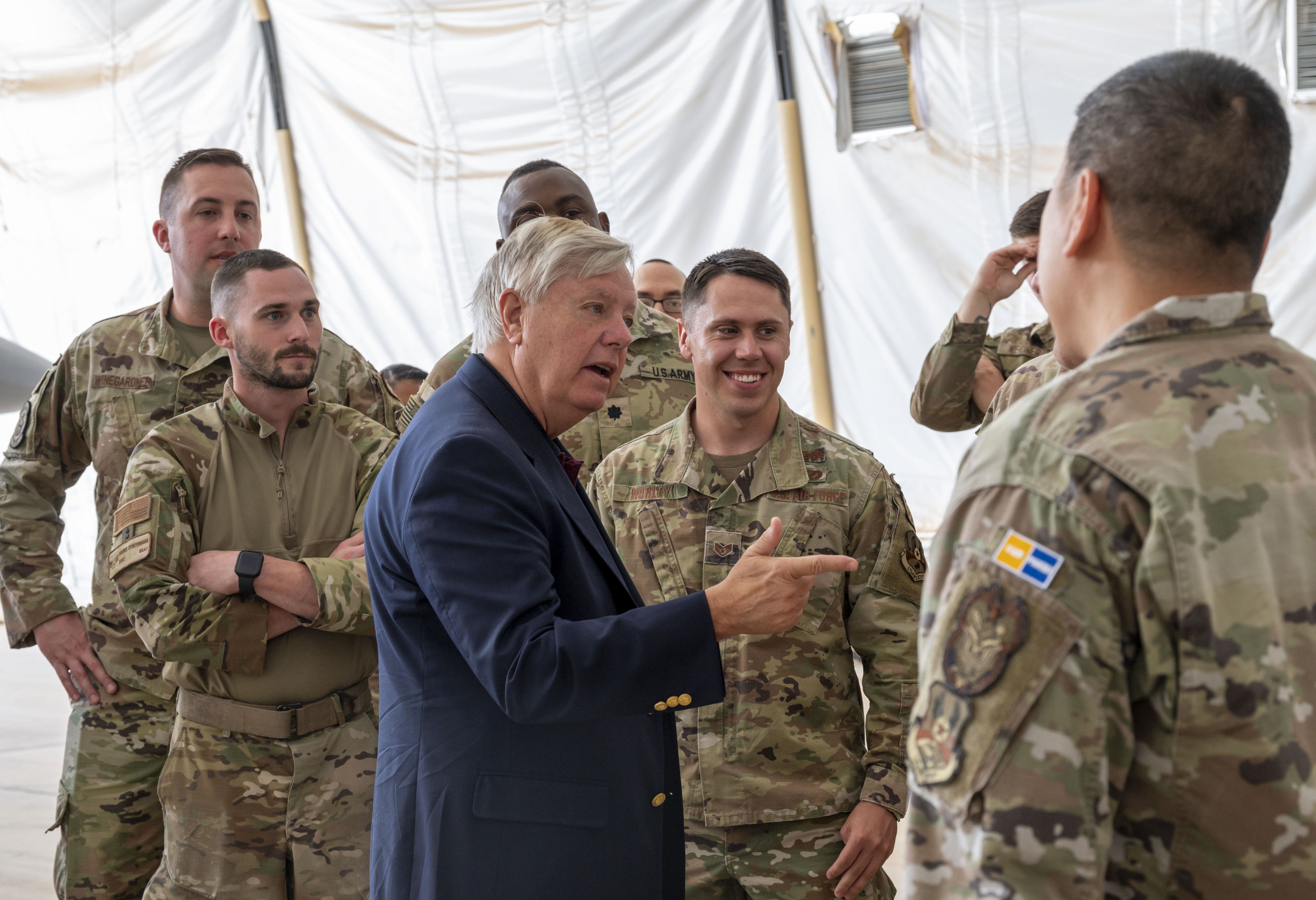 U.S. Senator Lindsey Graham visits Team PSAB > 505th Command and ...