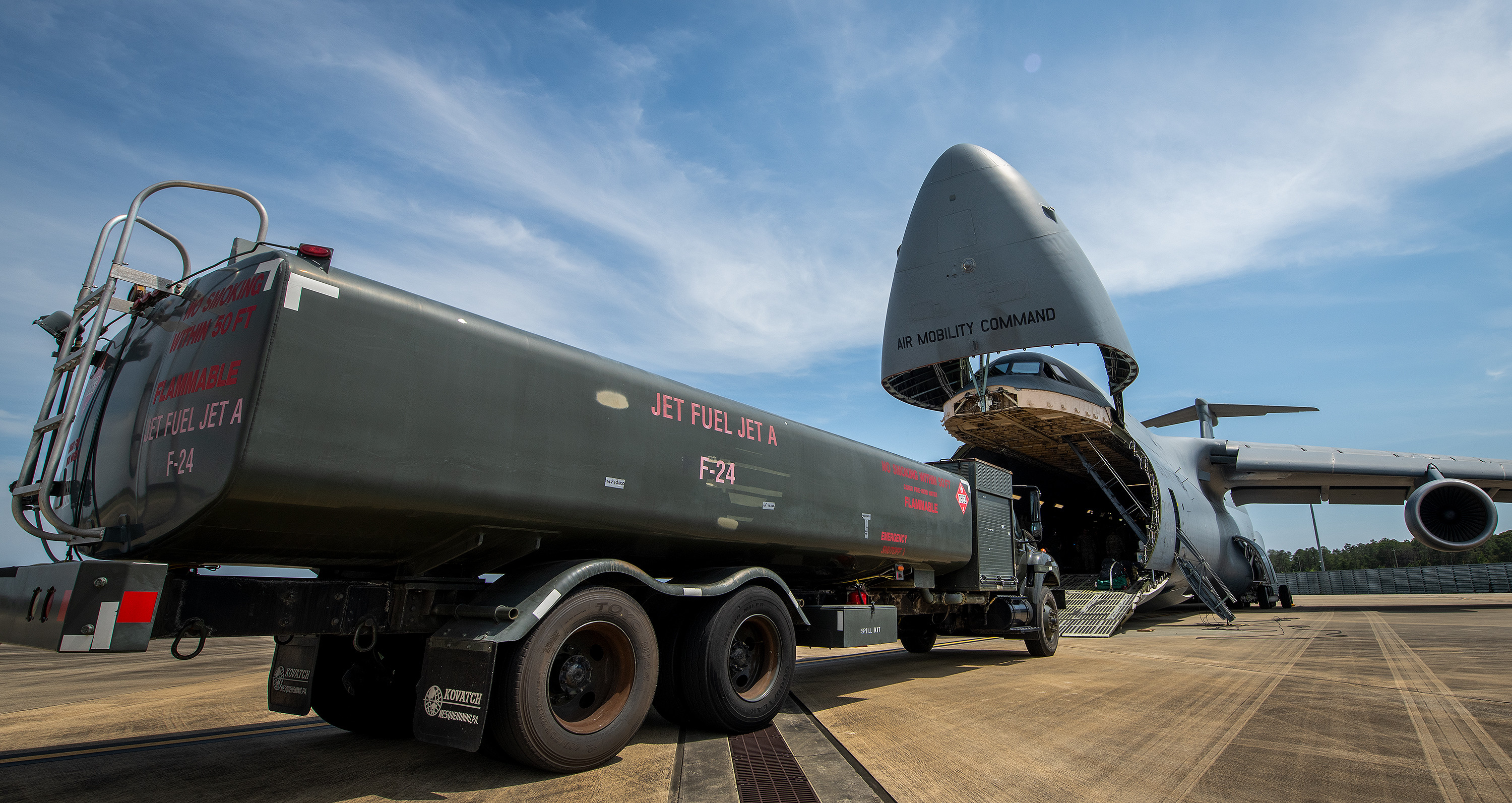 Heavy duty: joint vehicle load training at Eglin > Air Force Materiel ...