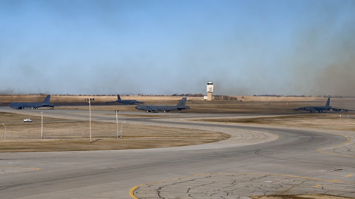 B-52Hs take off in support of Global Thunder 23 > Minot Air Force Base ...