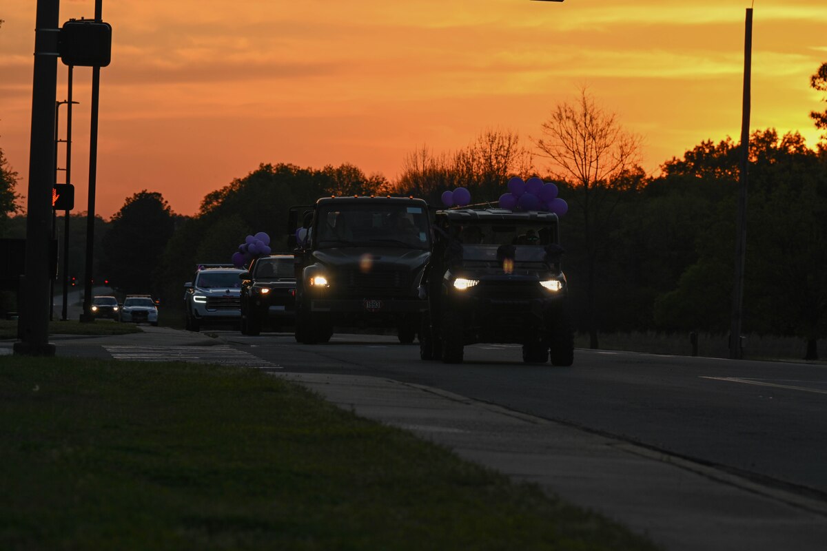 LRAFB Holds Purple Up Parade > Little Rock Air Force Base > Article Display