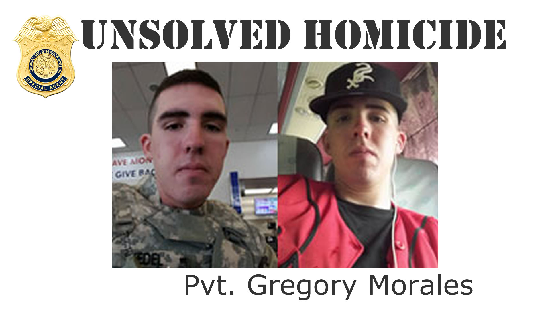 Pvt. Gregory Morales