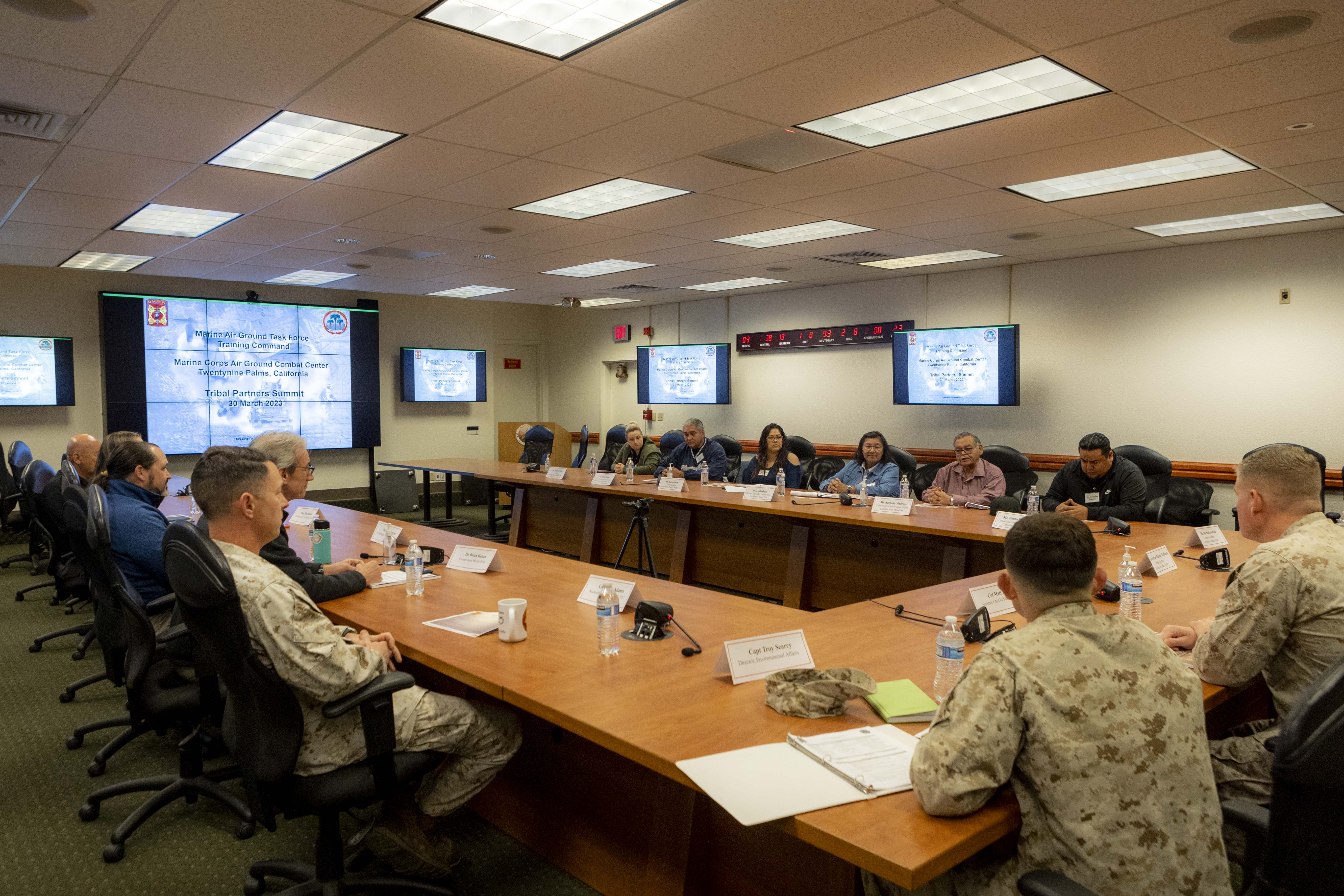Southern California Tribal Leaders Visit MCAGCC