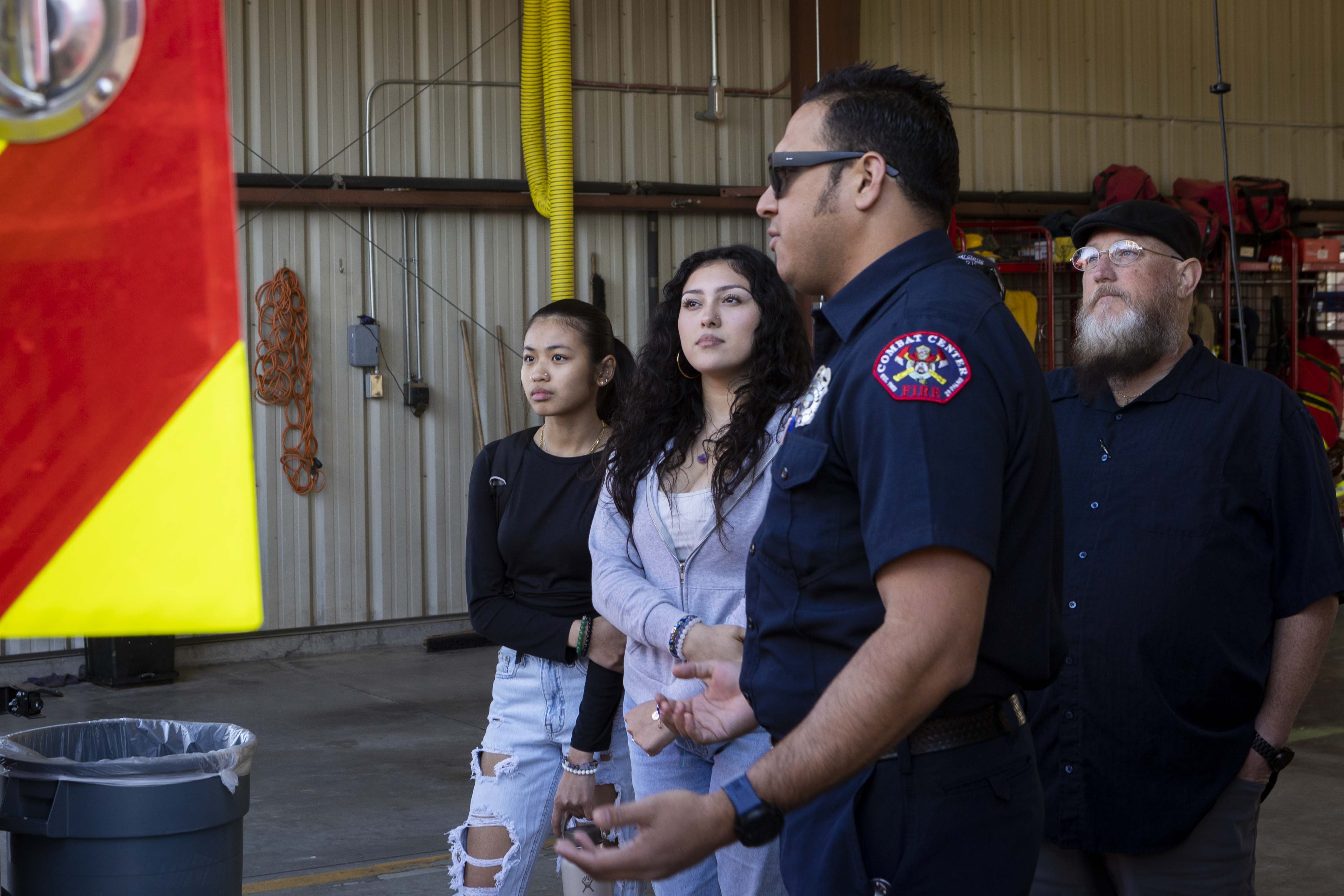 Students from Morongo Unified School District visit the Combat Center ...