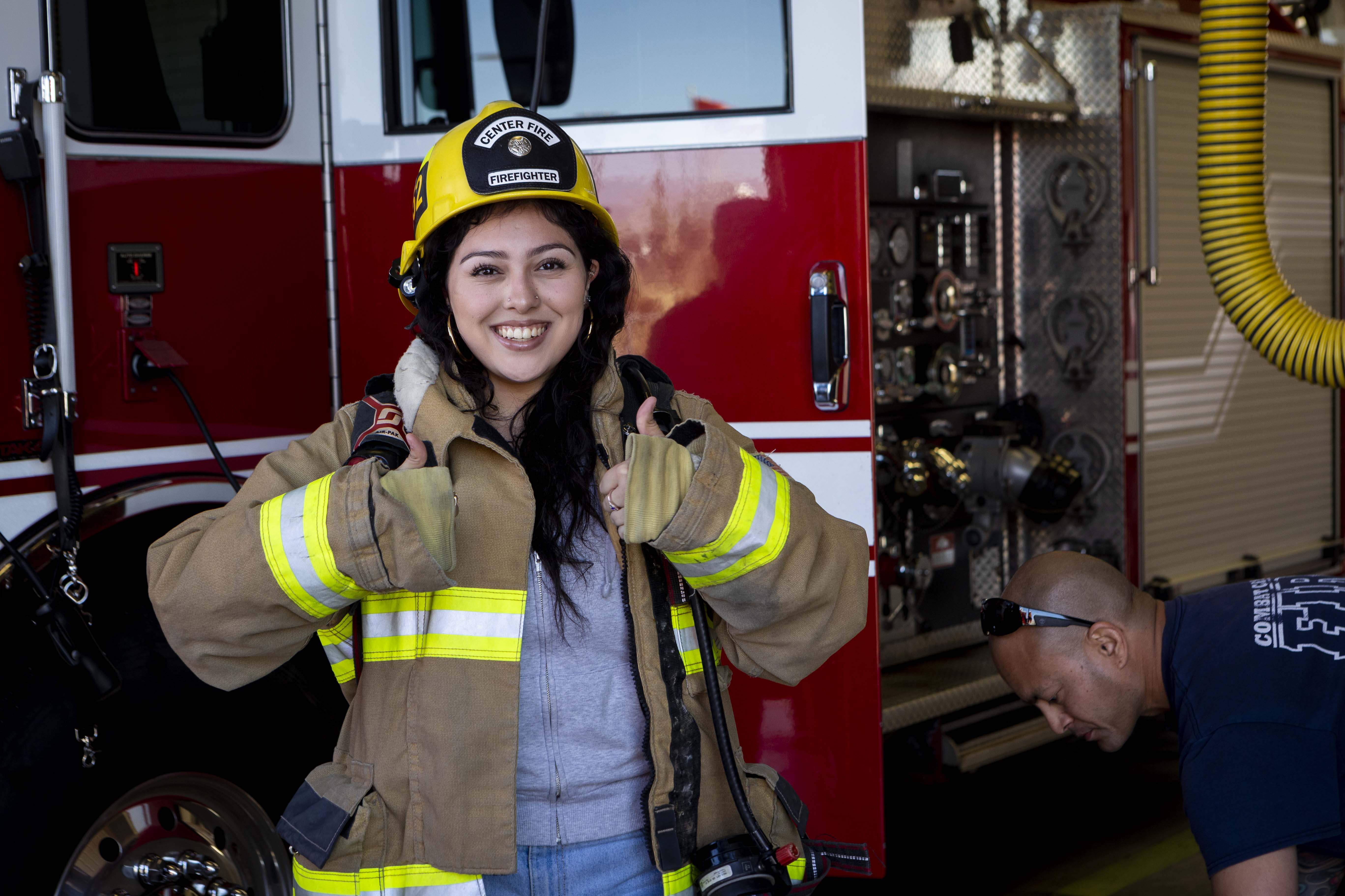 Students from Morongo Unified School District visit the Combat Center ...