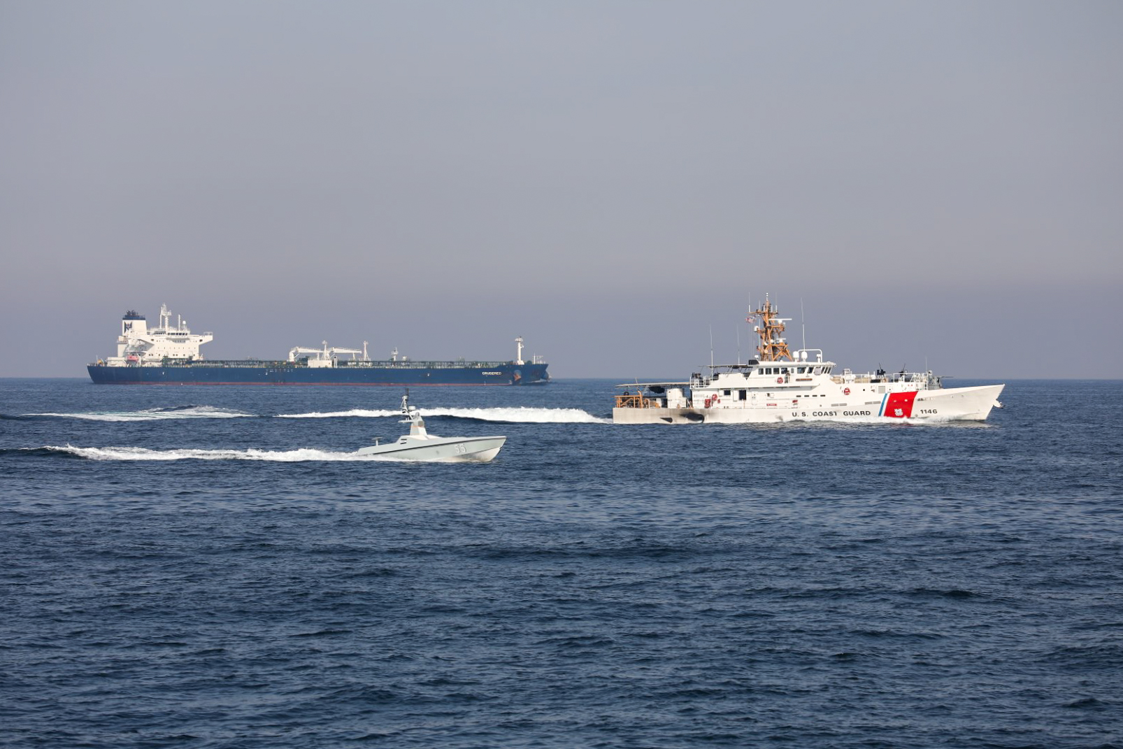 Unmanned Surface Vessel Transits Strait of Hormuz with U.S. Coast Guard ...
