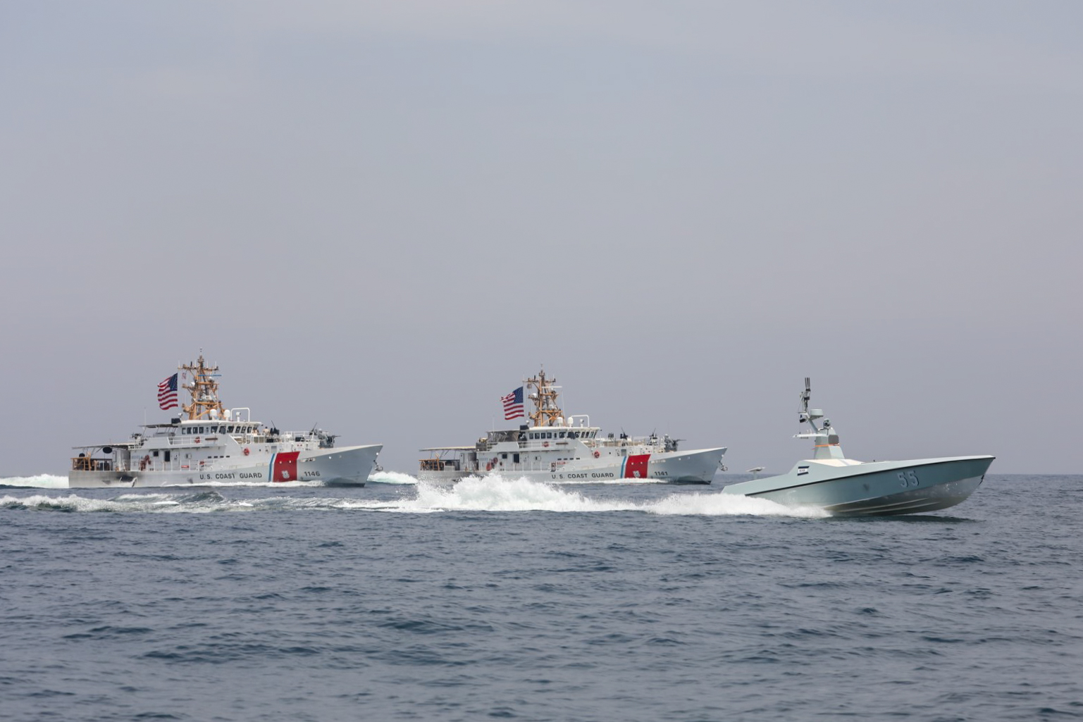 Unmanned Surface Vessel Transits Strait of Hormuz with U.S. Coast Guard ...