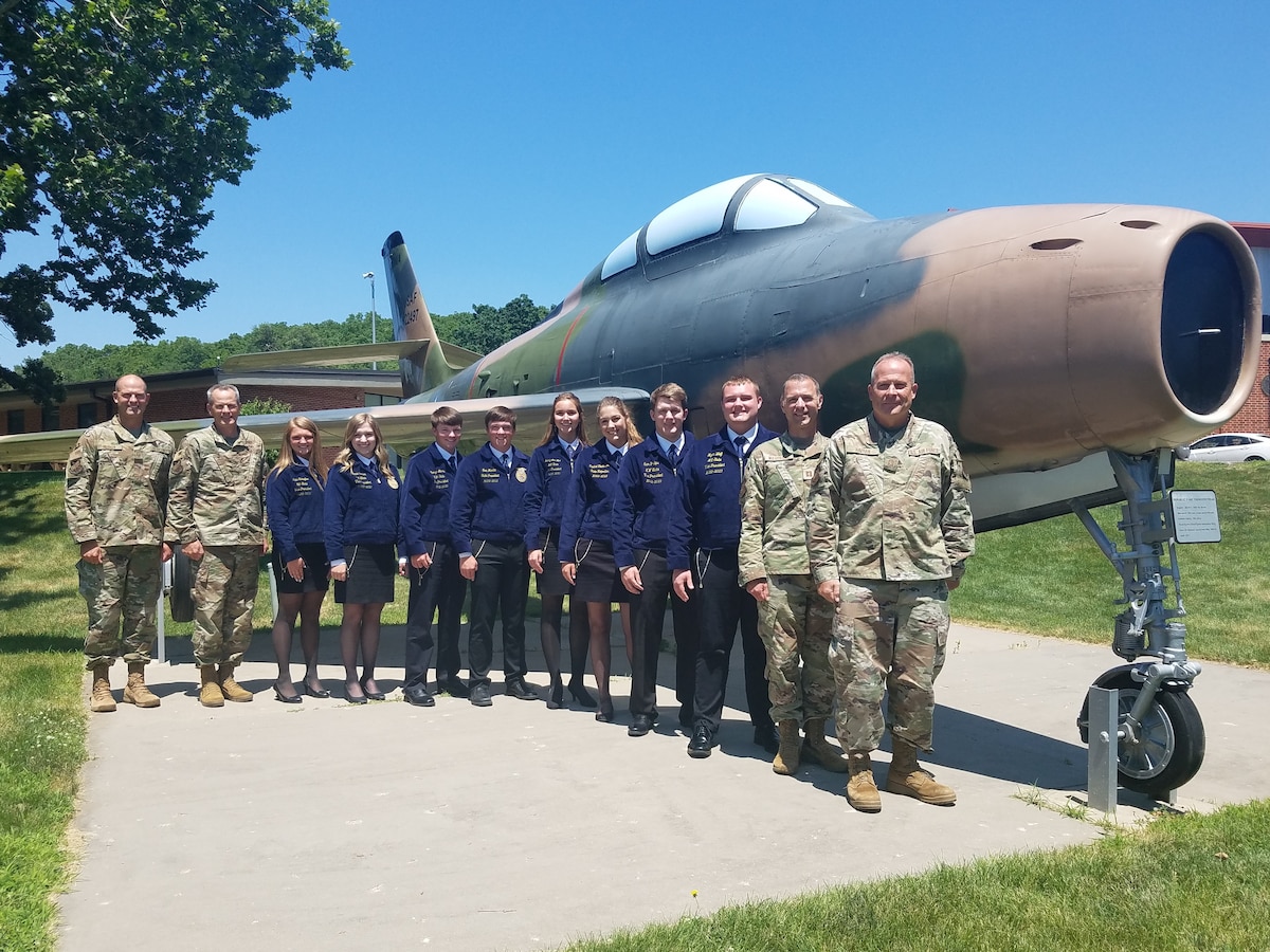 Iowa Air National Guard takes part in the 95th Iowa FFA Leadership ...