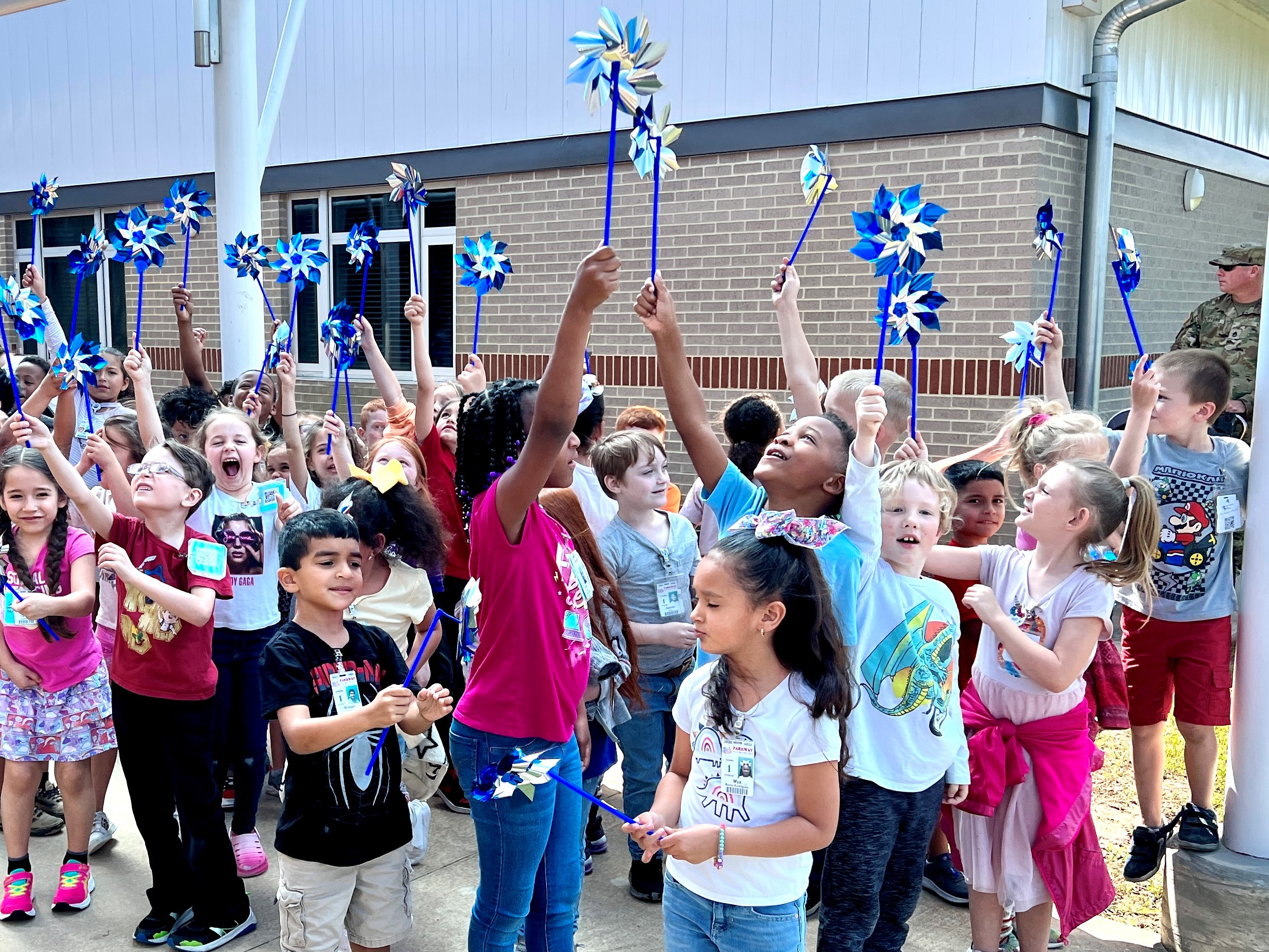 BJACH promotes child abuse prevention with pinwheel planting > Bayne ...
