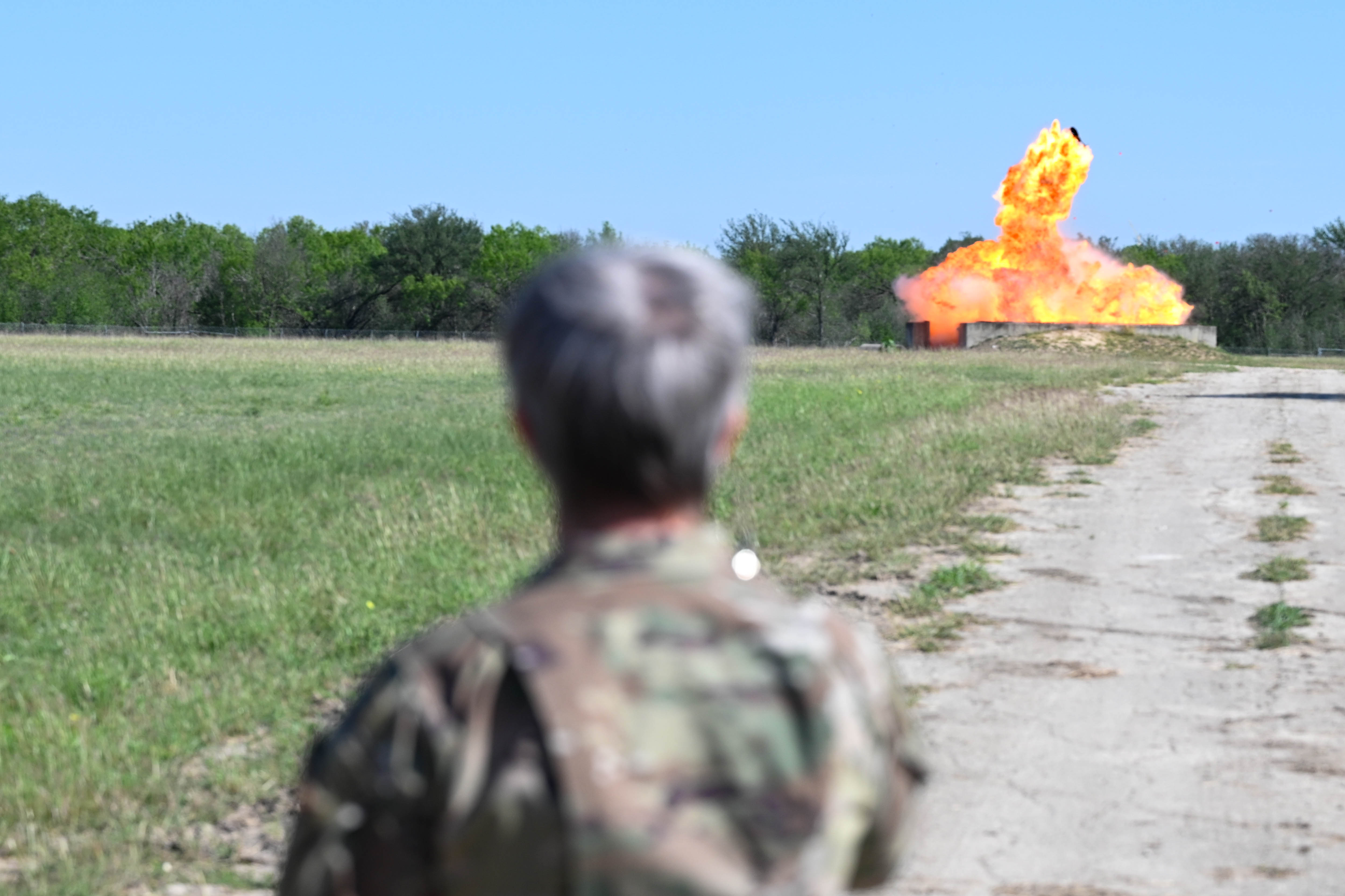 502nd JBSA-Lackland command team visits 902nd CES EOD 17 April 2