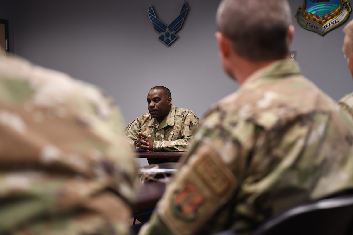 Chief Master Sergeant of the Air National Guard visits 178th Wing ...