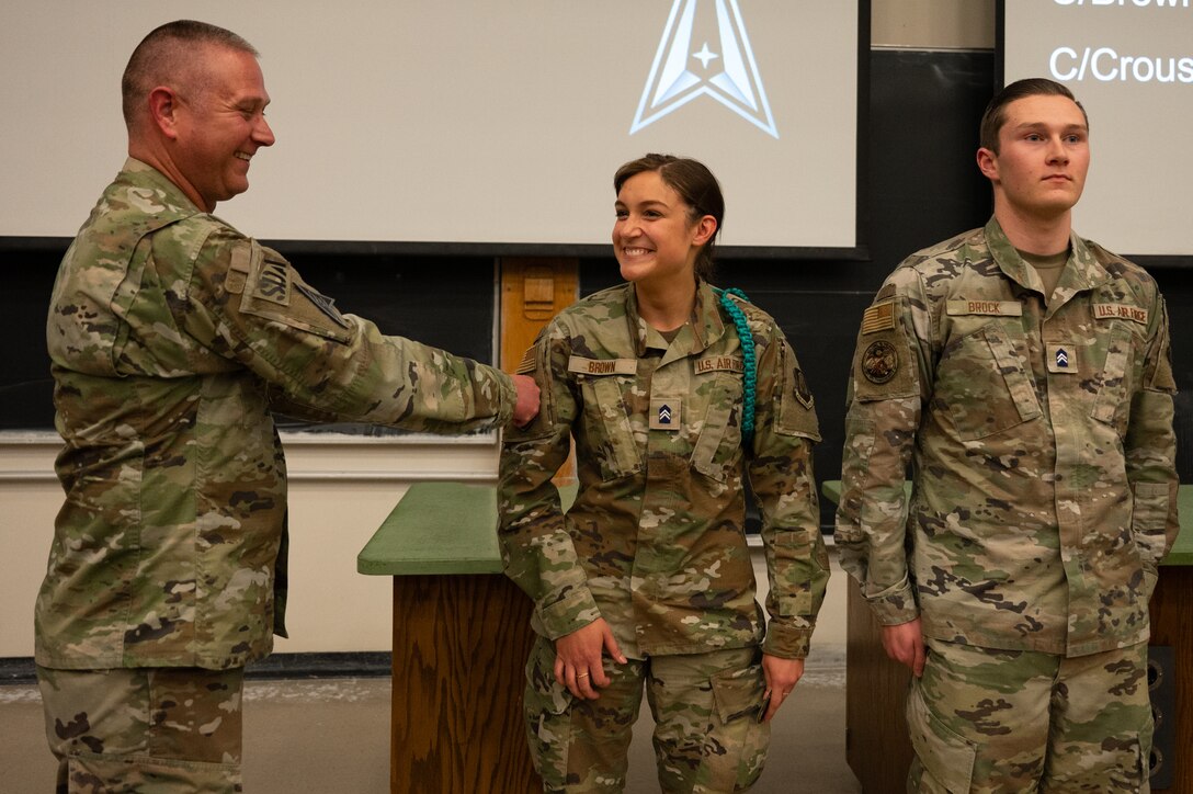 CU Boulder Det 105 USSF Patching Ceremony