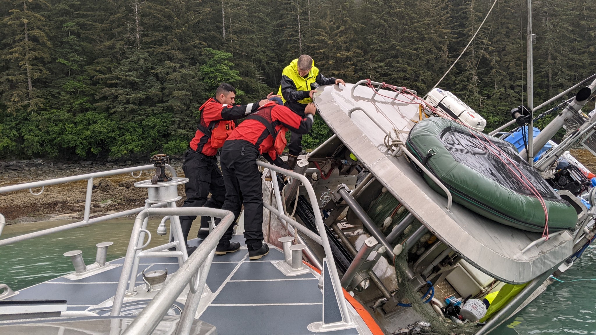 Coast Guard rescues man from vessel taking on water in Juneau, Alaska ...