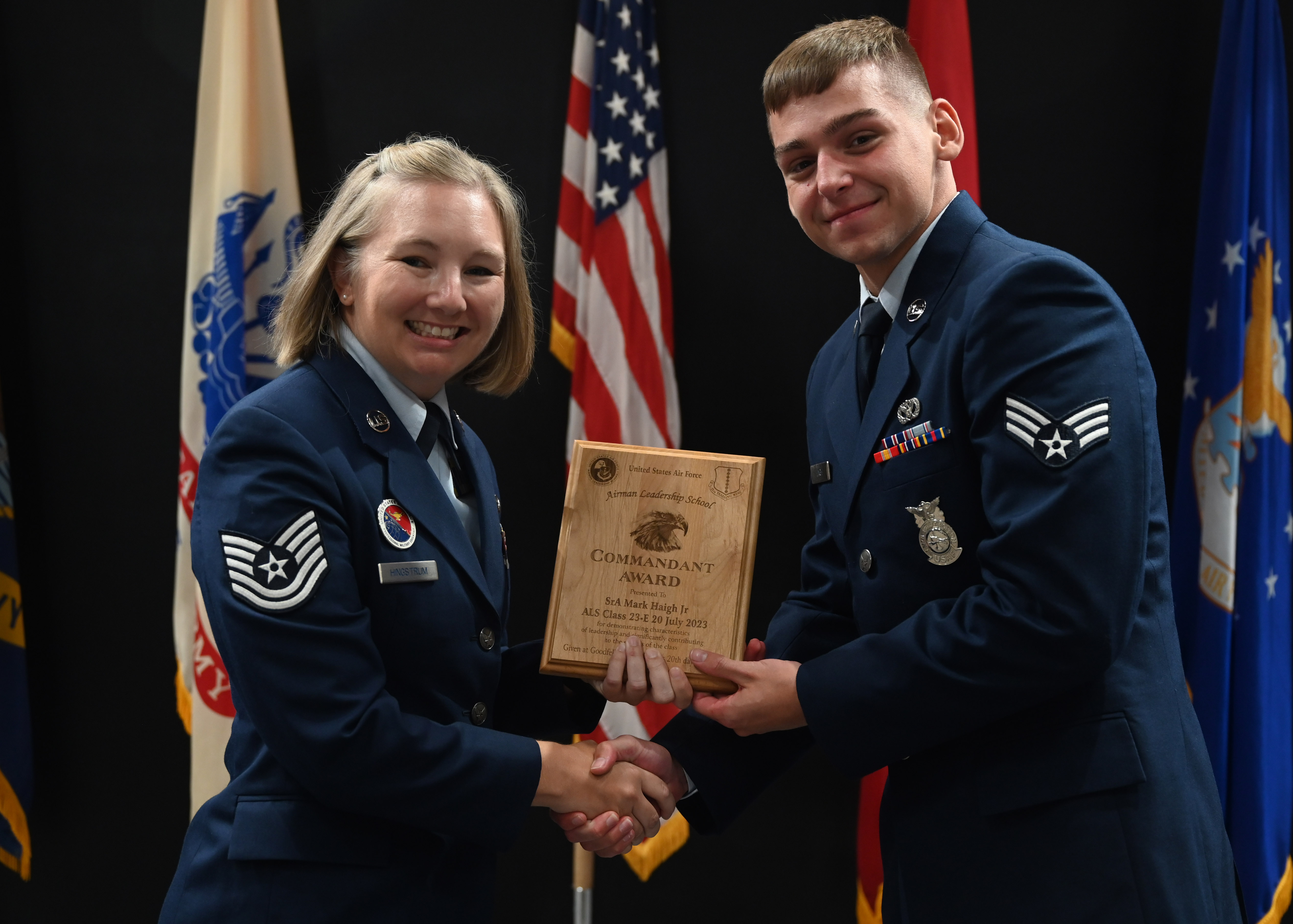 Airman Leadership School Class 23-E graduates demonstrate leadership ...