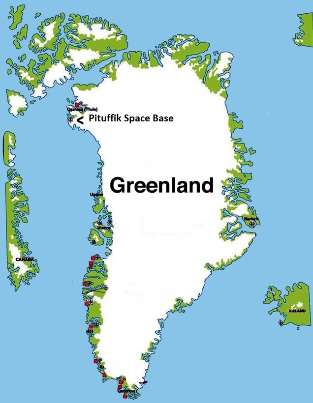 Pituffik Space Base Location Map