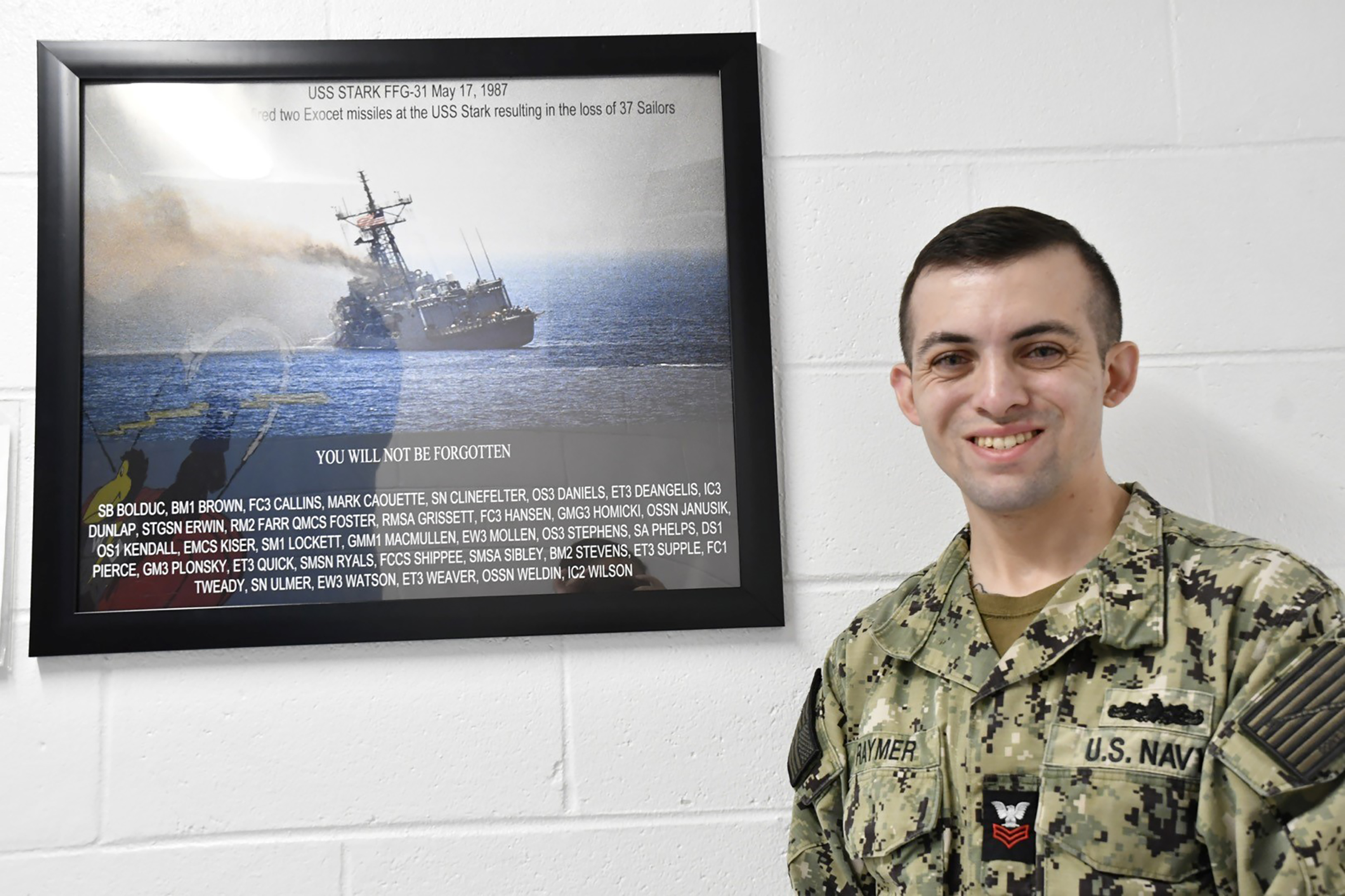 IWTC Instructor Creates Poster Commemorating USS Stark to Promote ...