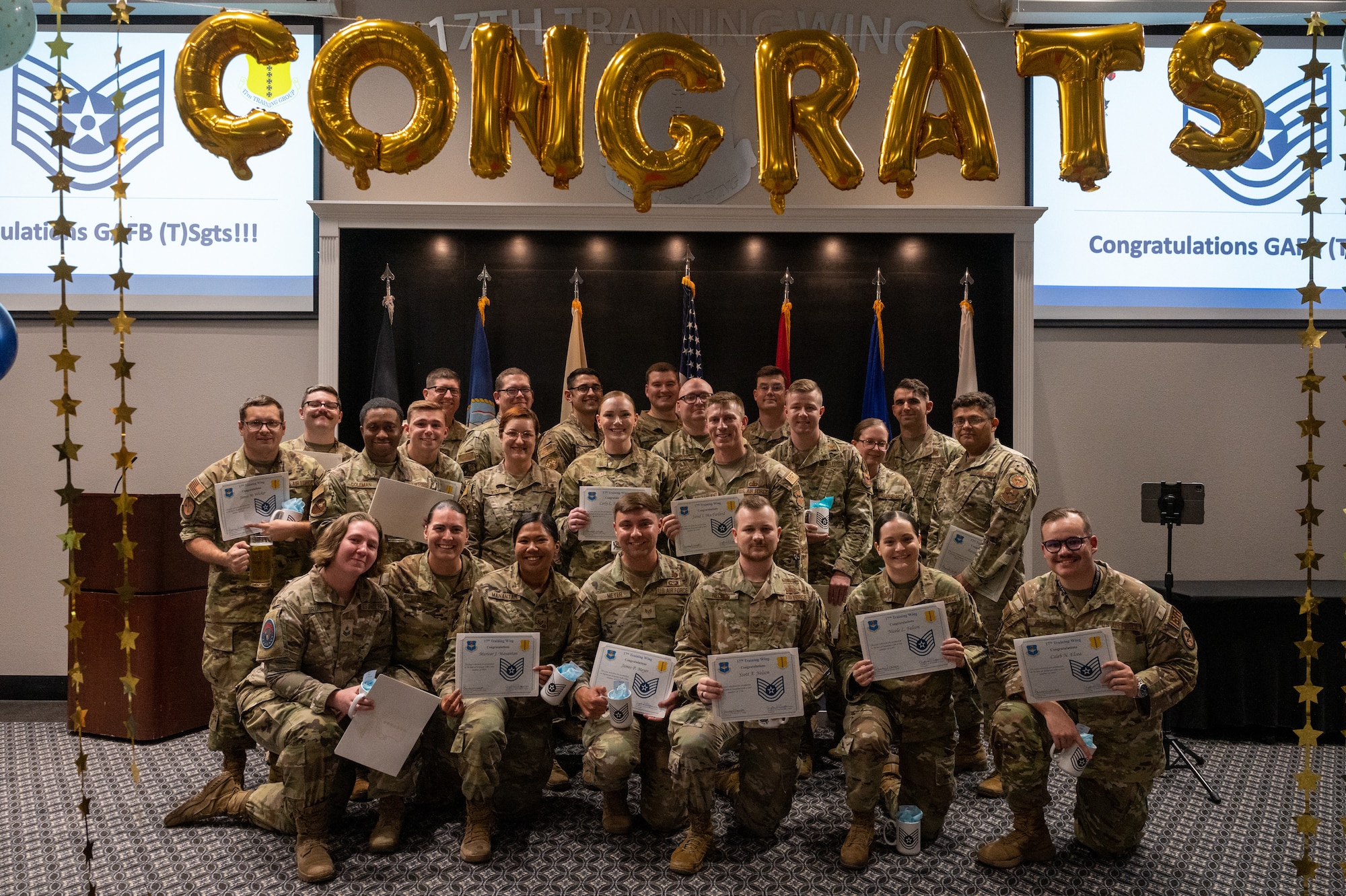 Goodfellow congratulates 23E6 cycle technical sergeant selects ...