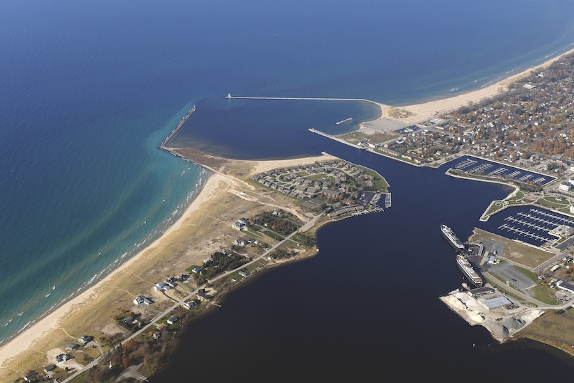 Army Corps begins dredging two Lake Michigan harbors > Great Lakes and ...