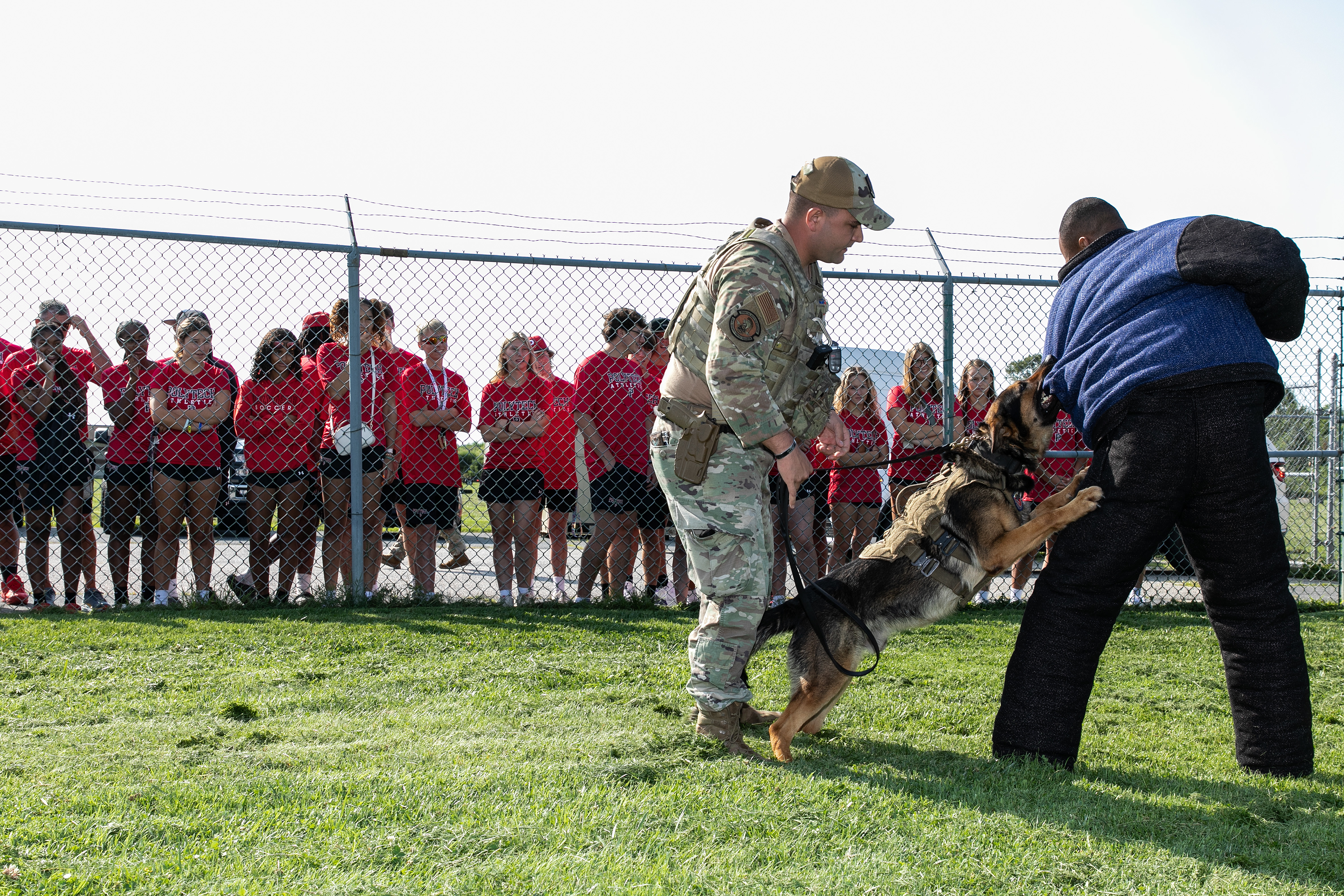 POLYTECH High School student athletes visit Dover AFB > Dover Air Force ...