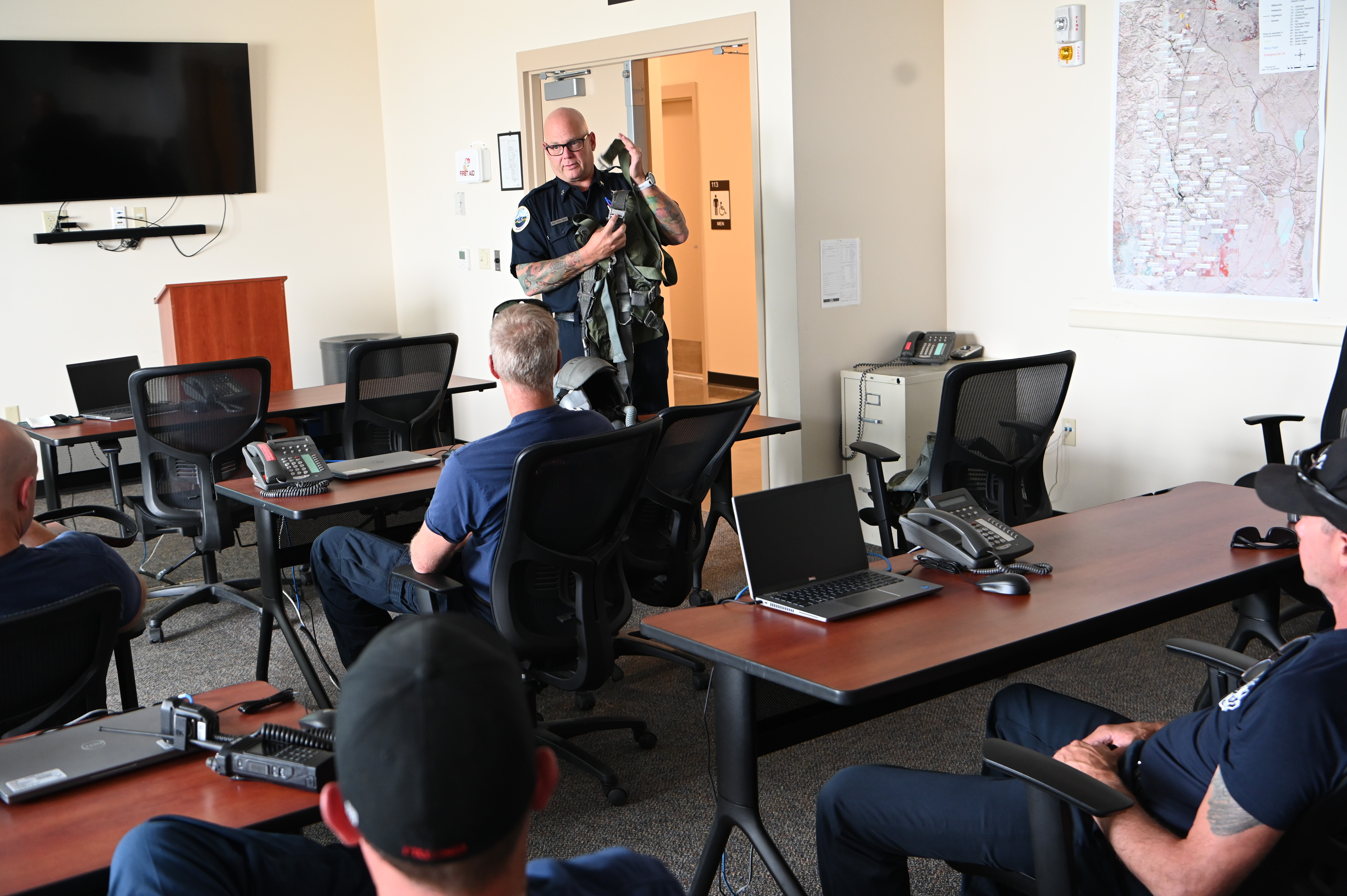 Leading Edge Training: Kingsley Field Fire Department trains local Fire ...