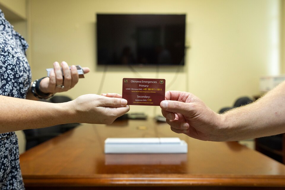 MARFORJ receives 45,000 EMS cards for SOFA personnel > III Marine ...