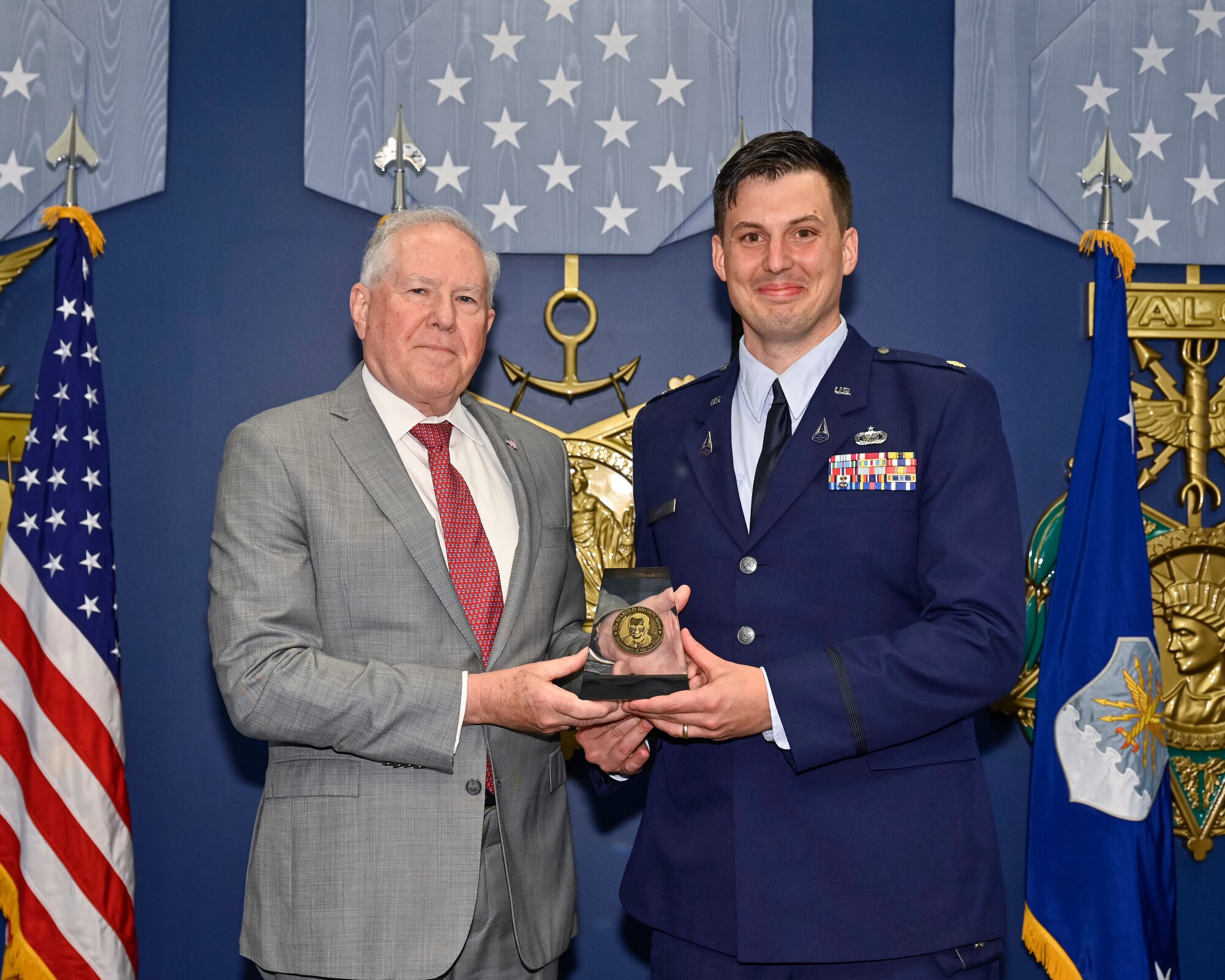 Recipients of Harold Brown Award 2021, 2022 honored at Pentagon ...