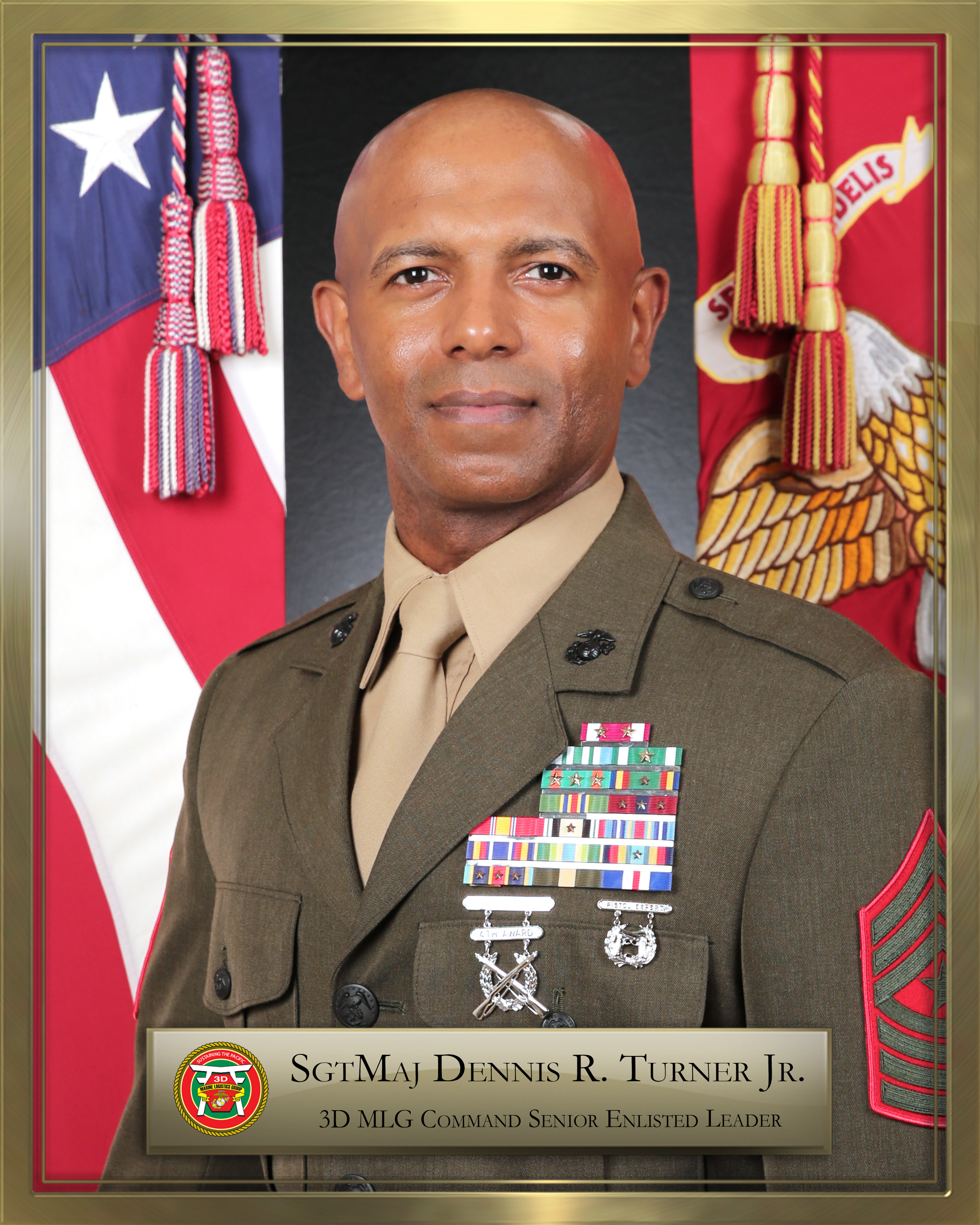 Sergeant Major Dennis R. Turner > 3d Marine Logistics Group > Leader's bio