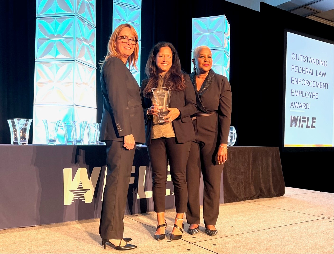 Special Agent-In-Charge Maria Thomas recieves honored at WIFLE awards ...