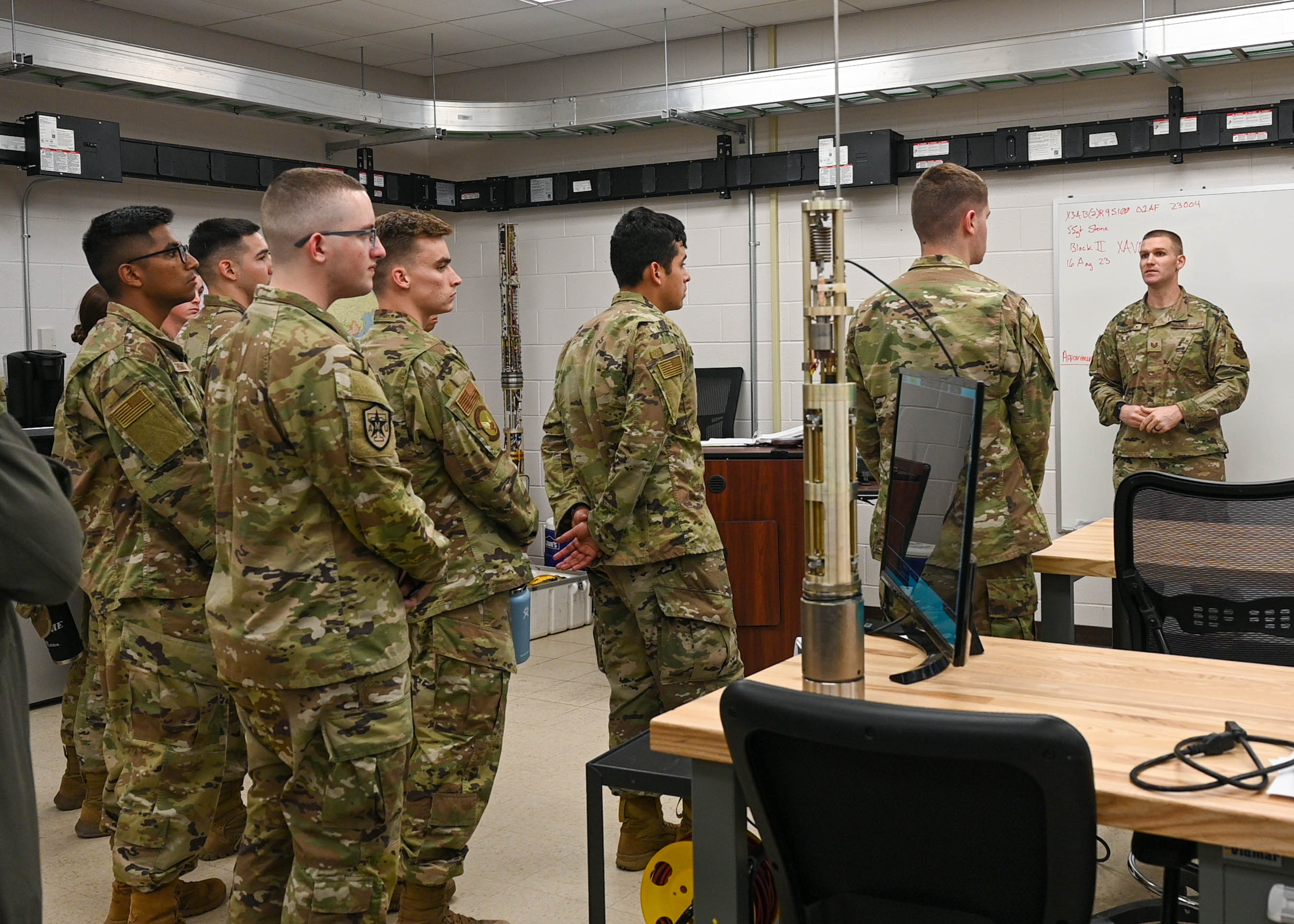 Texas A&M ROTC cadets tour Goodfellow > Second Air Force > Article Display