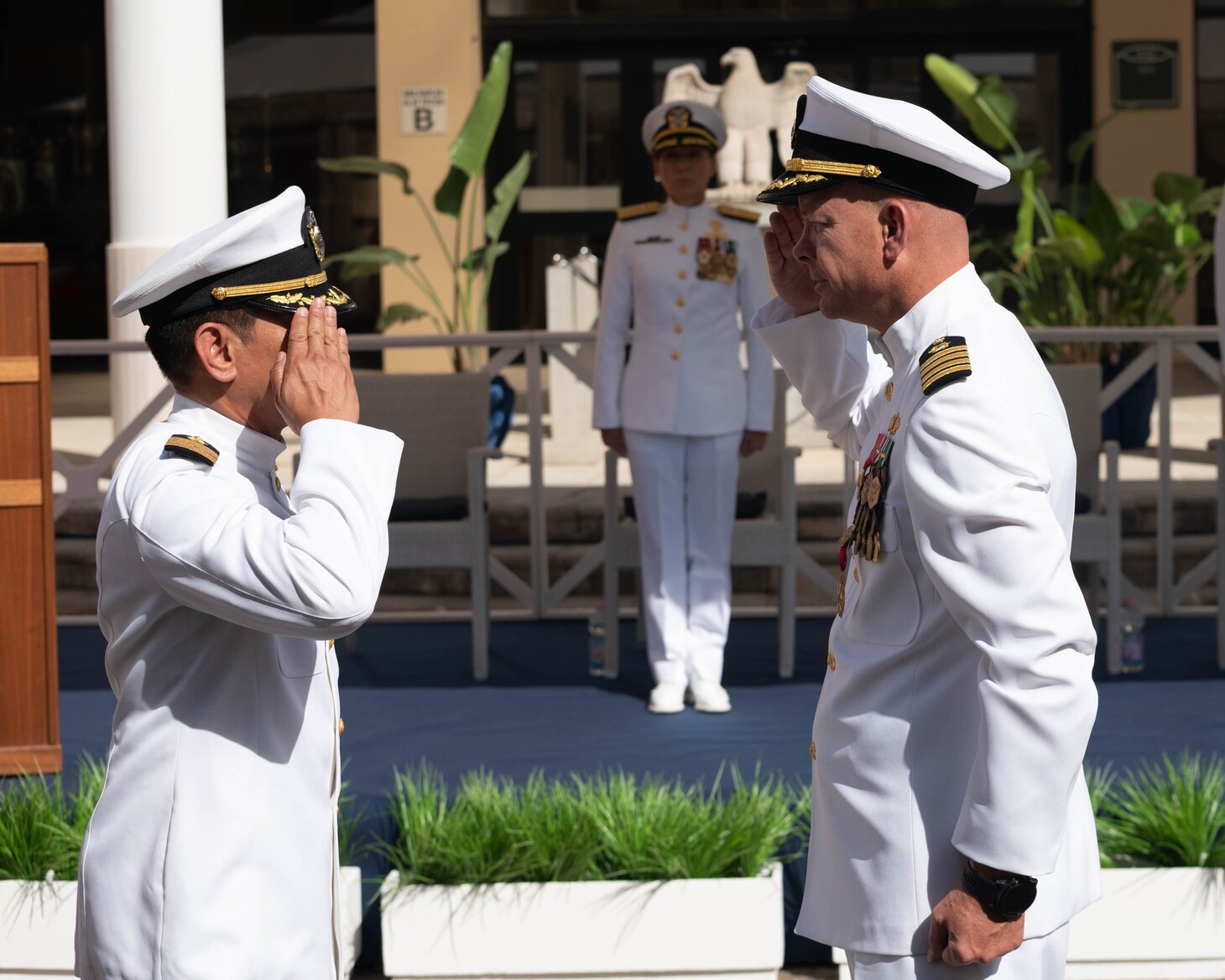 NAVFAC EURAFCENT Holds Change of Command Ceremony > Naval Facilities ...