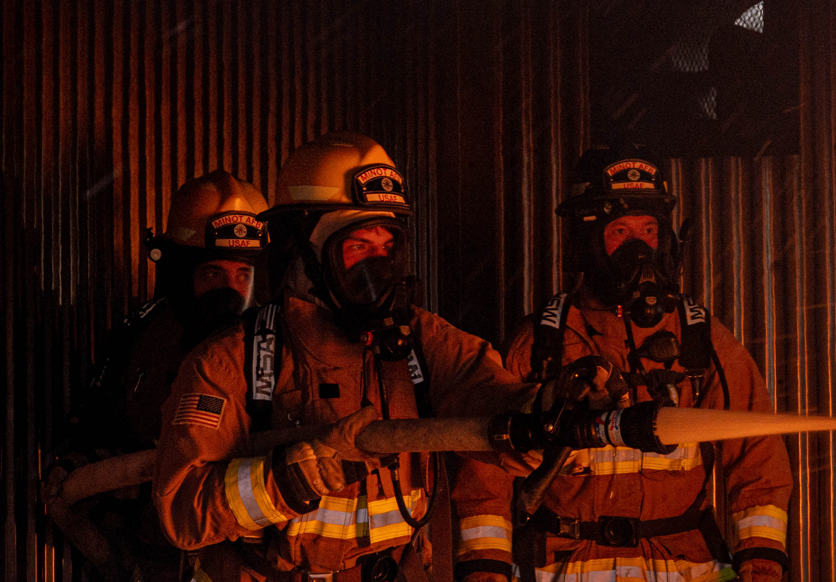 Team Minot live fire training with local Fire Department > Minot Air ...