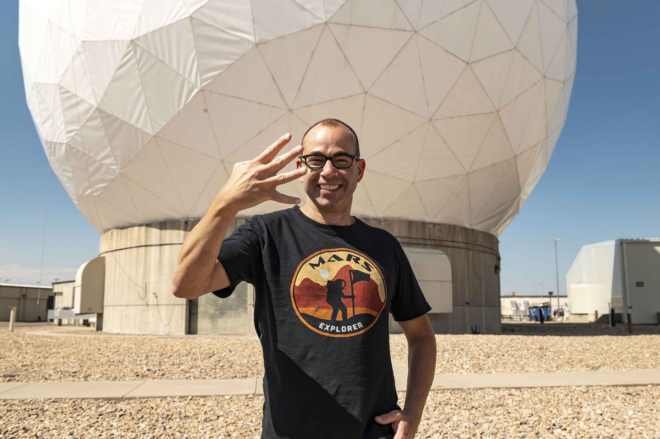 James Murray "Murr" Visits Buckley SFB