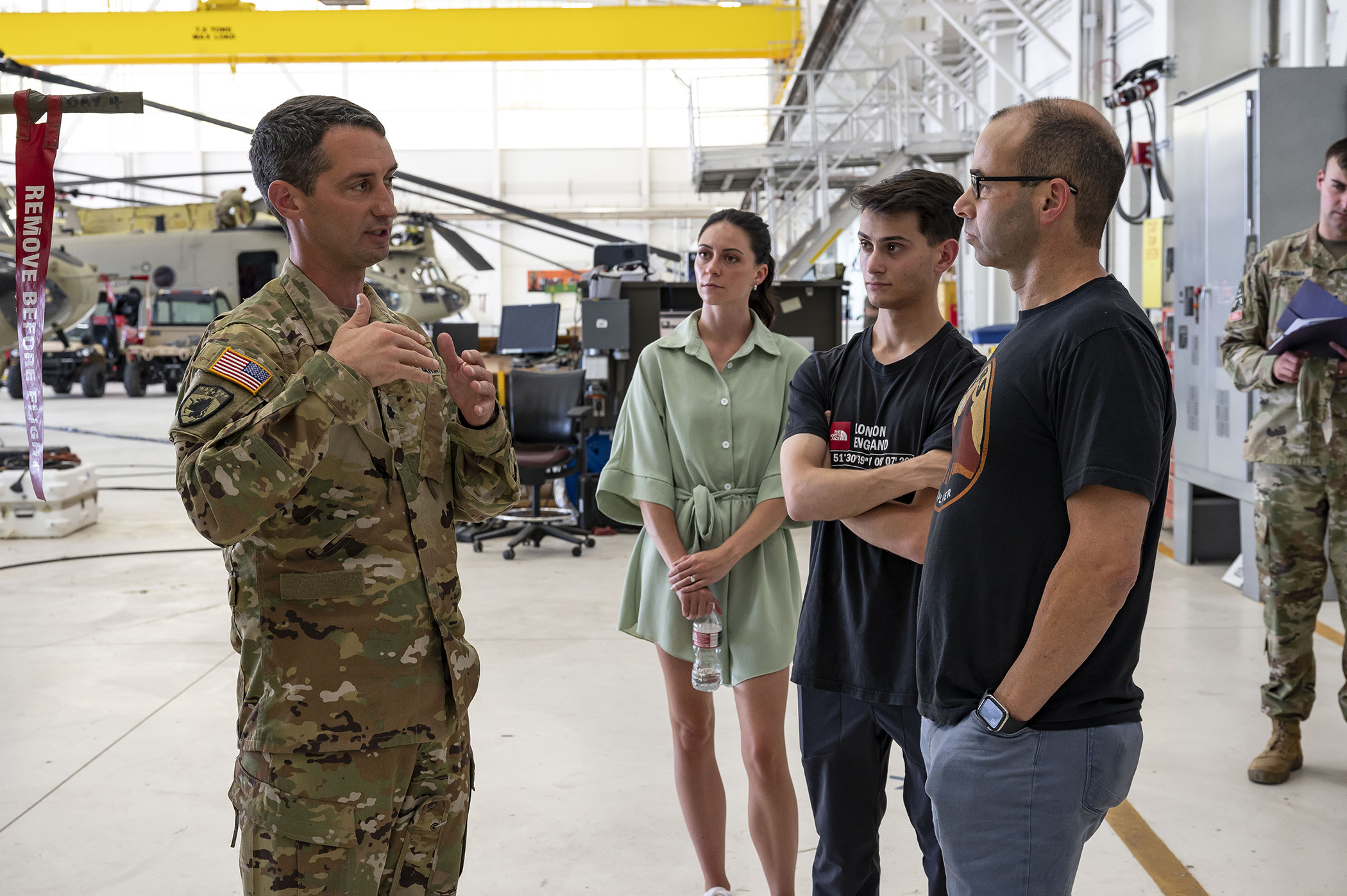 James Murray 'Murr" Visits Buckley SFB