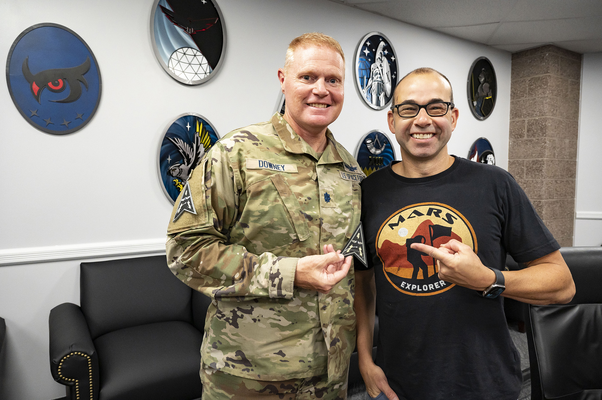 James Murray 'Murr" Visits Buckley SFB