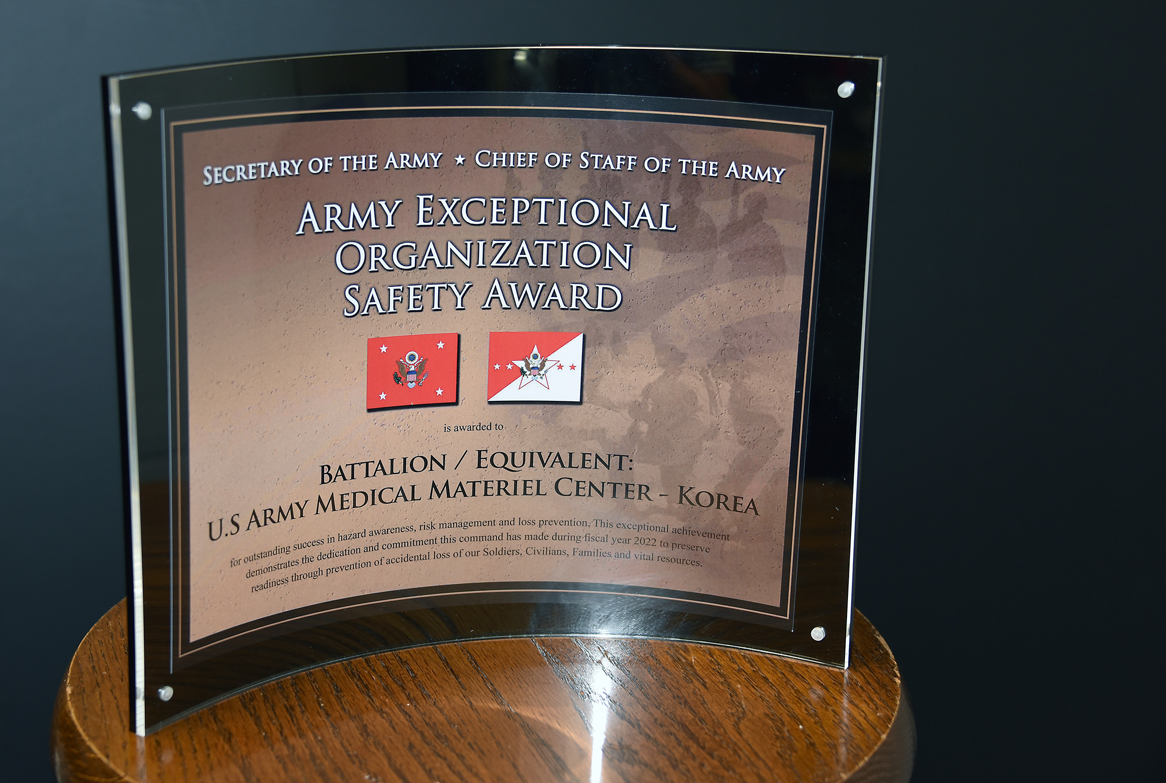 USAMMC-K wins Army’s Exceptional Organization Safety Award for ...