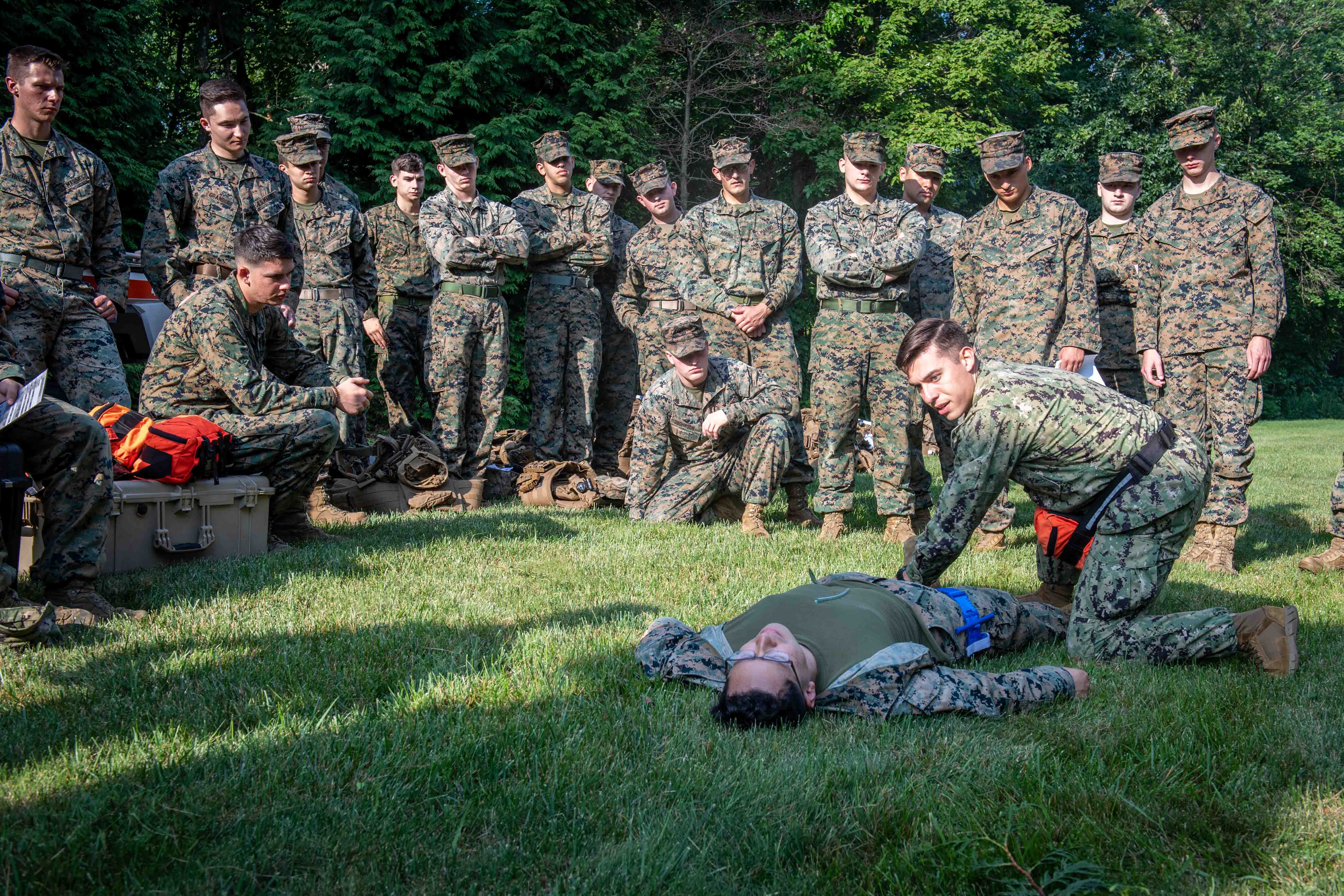 Camp David Marines Learn Lifesaving Skills > Navy Medicine > News