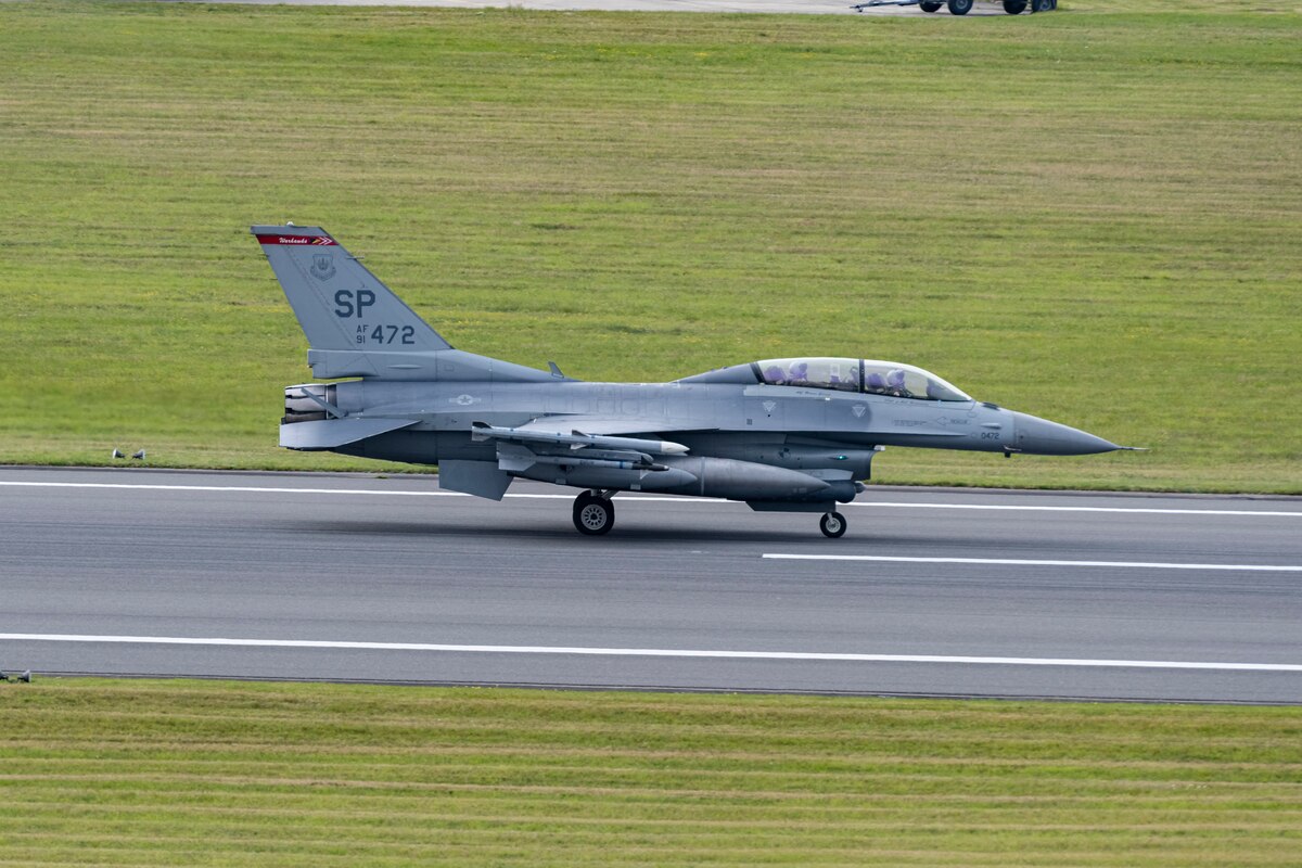 52nd FW F-16s arrive at RAFM in support of Cobra Warrior 23-2 > Royal ...