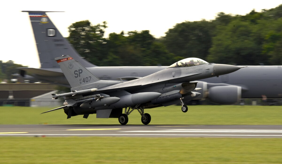 52nd FW F-16s arrive at RAFM in support of Cobra Warrior 23-2 > Royal ...