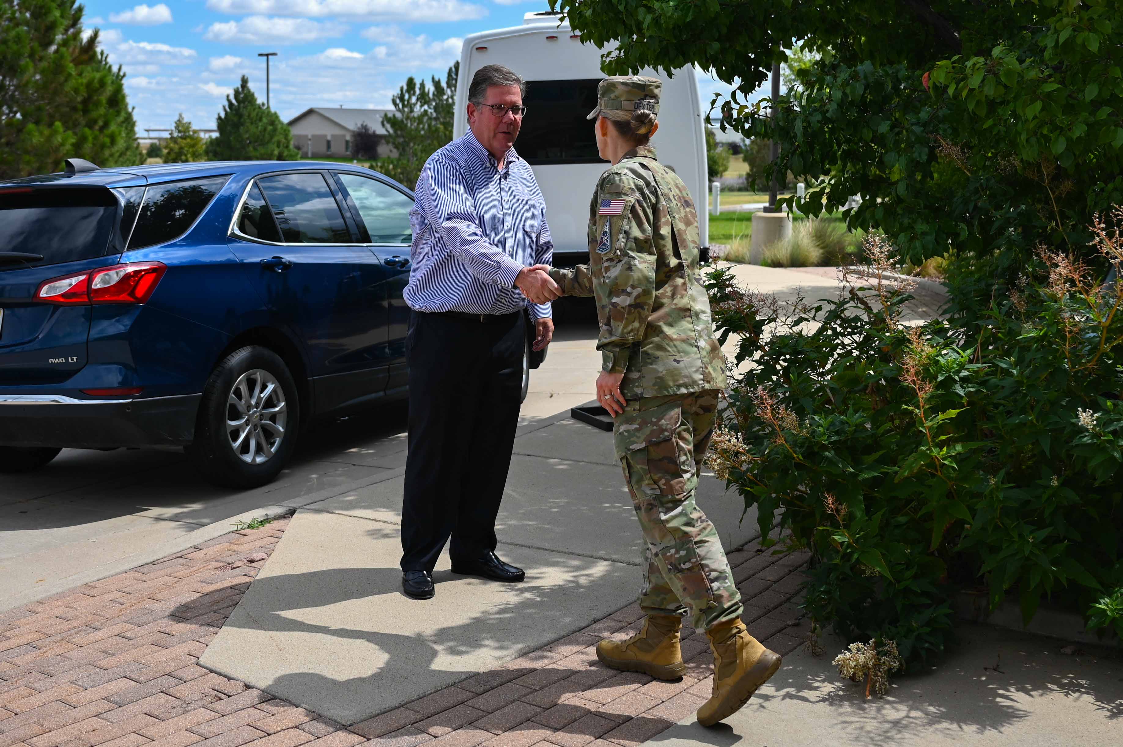 Bill Adkins visits Buckley SFB > Buckley Space Force Base > Article Display